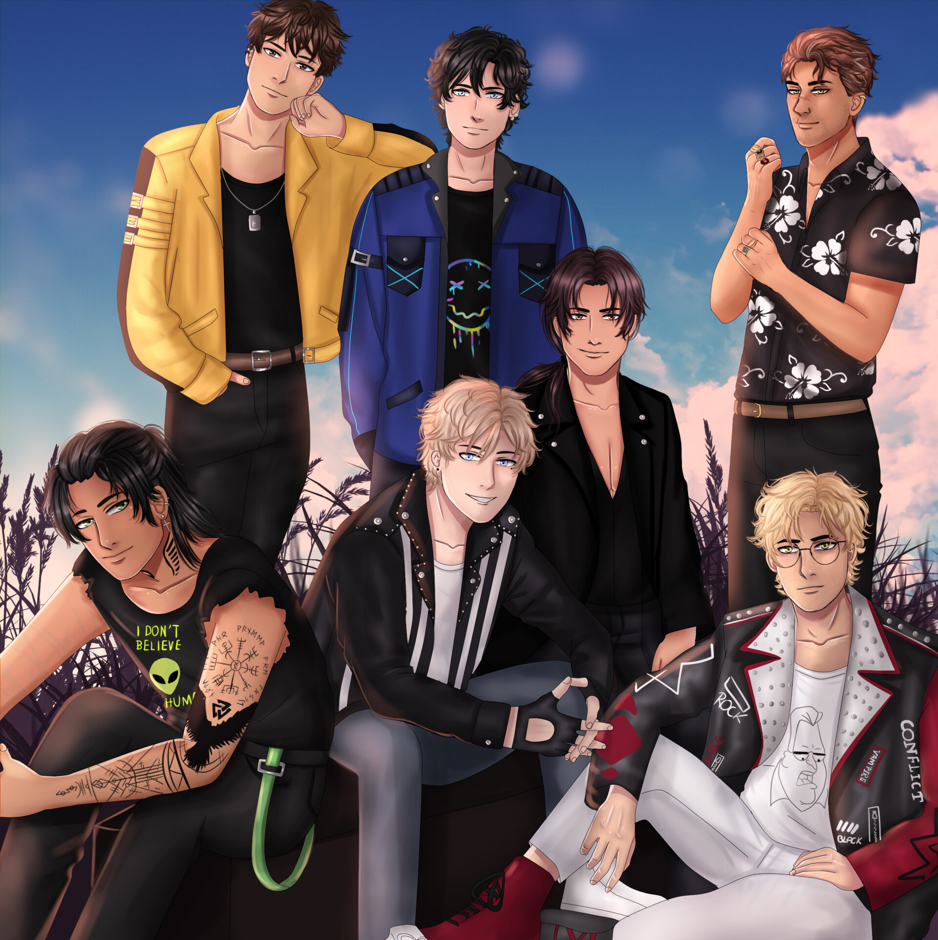 ArtStation - OC Rock band