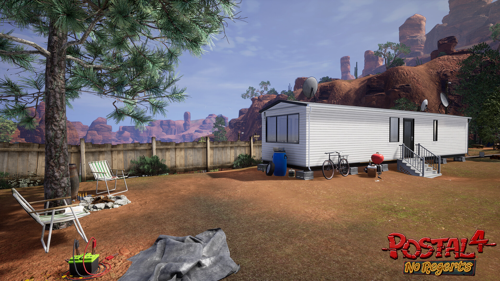 ArtStation - Postal 4 Level Art - Trailer Park Part 1