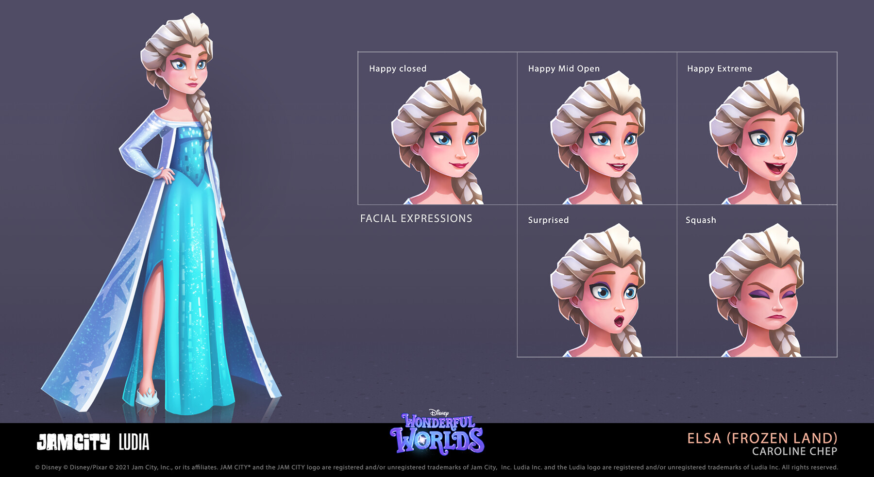 LAPILUNE ⋆ Caroline Chep ⋆ Video Game Artist - Disney Wonderful Worlds