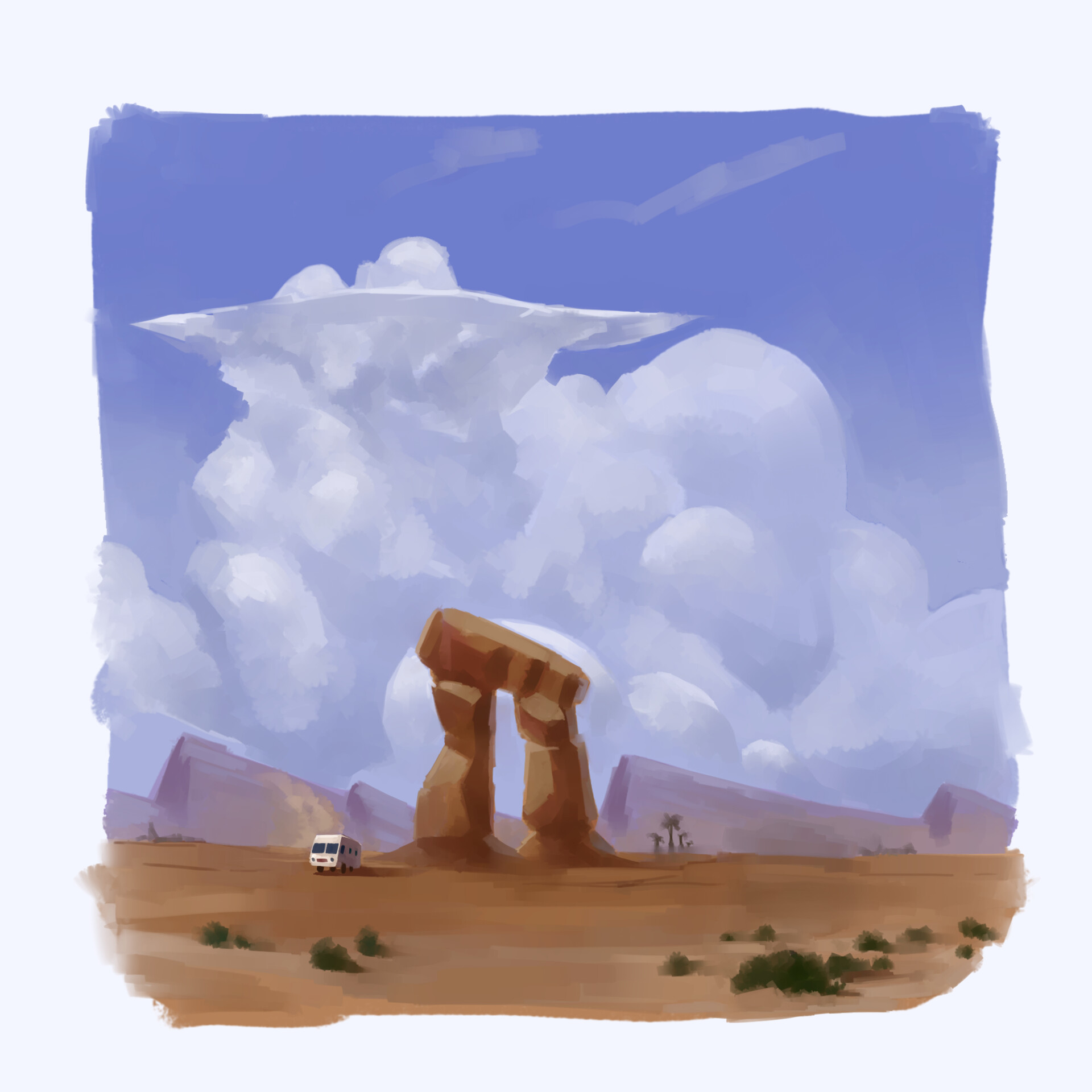 ArtStation - Desert Sketches