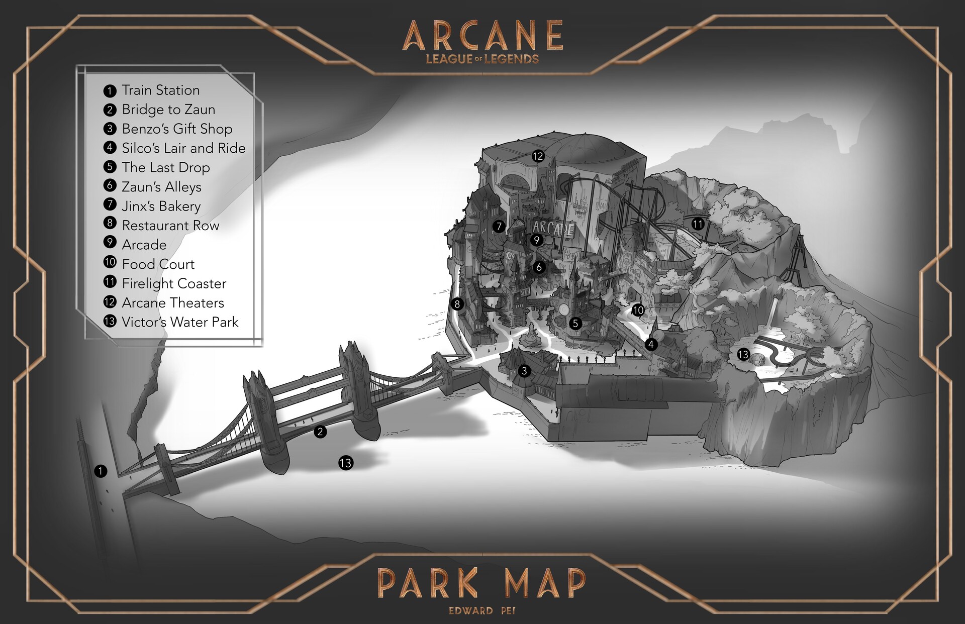 ArtStation - Arcane Theme Park Design