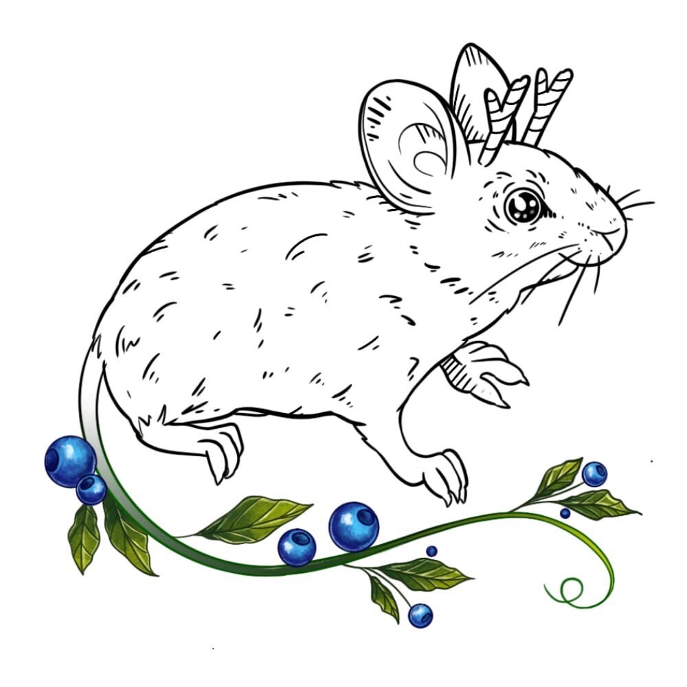ArtStation - Blueberry mouse