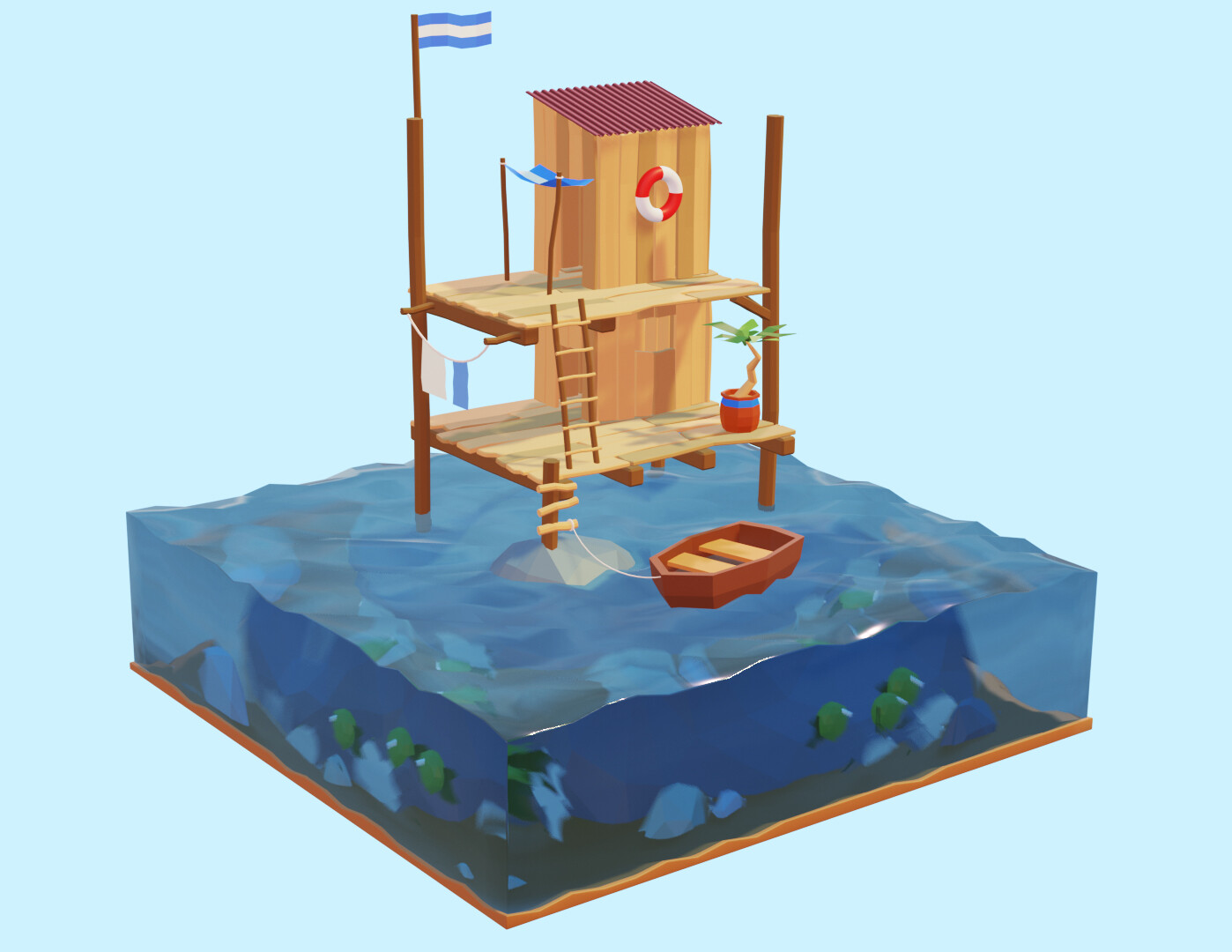 ArtStation - Sea Shack