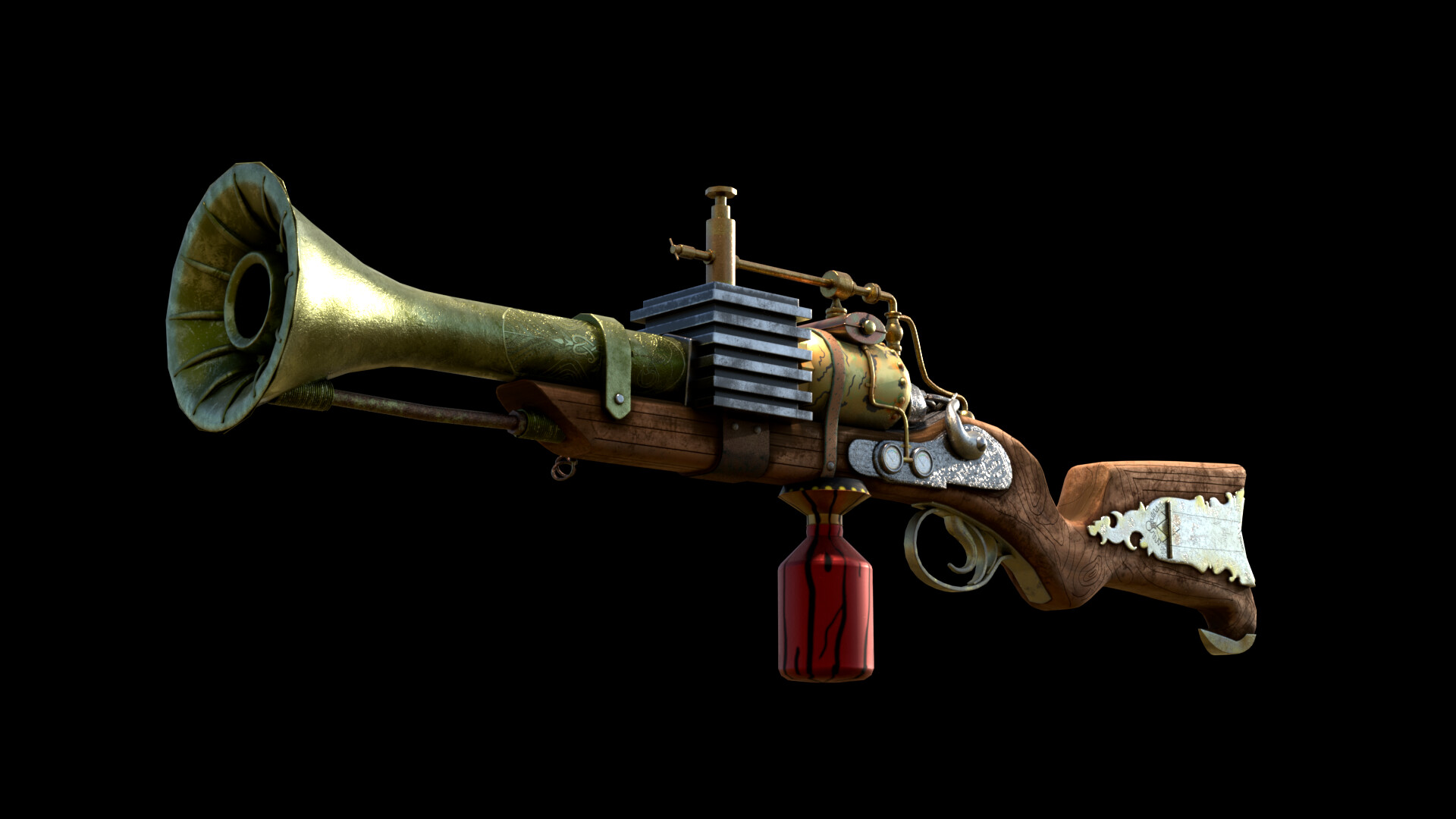 ArtStation - The Steampunk Gun