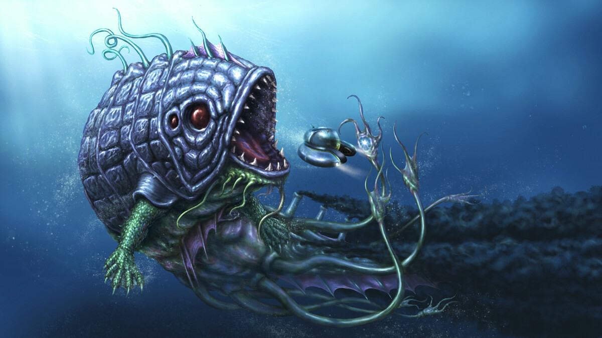 Deep Sea Monsters Wallpaper