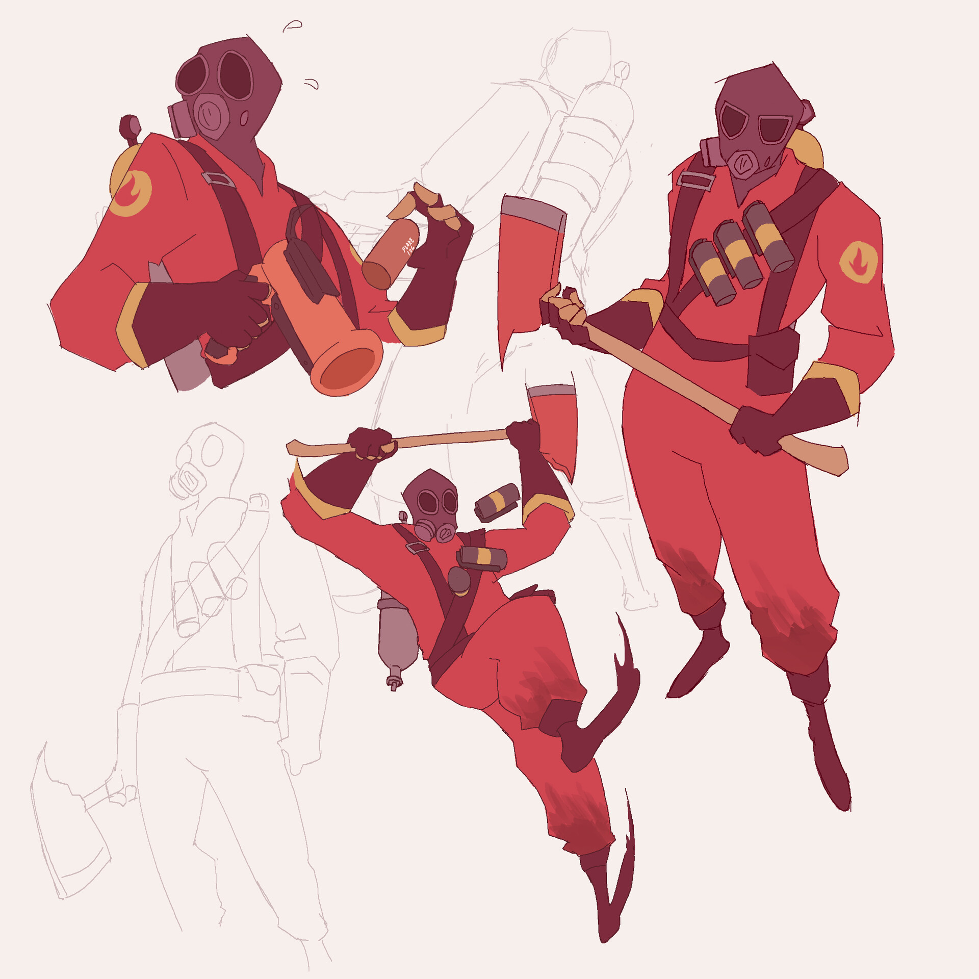 ArtStation - Pyro Sketches