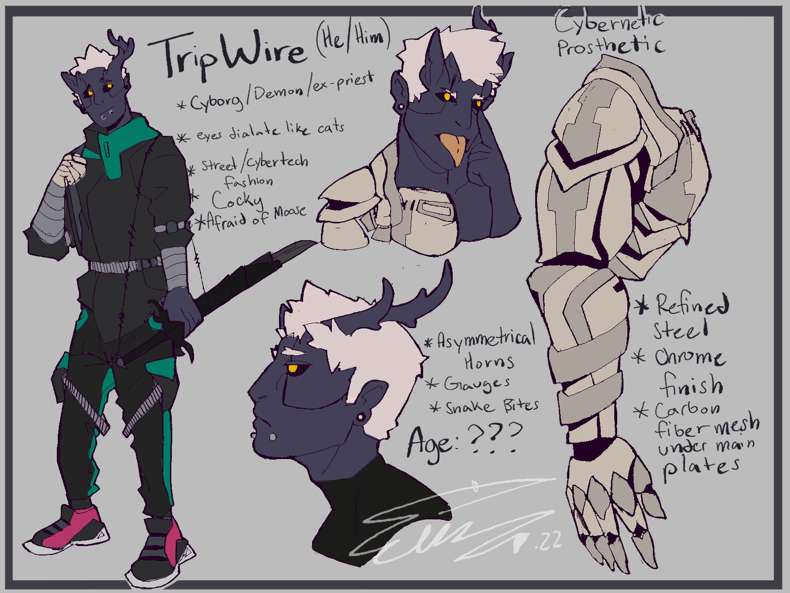 ArtStation - Tripwire : Character Concept (OC)