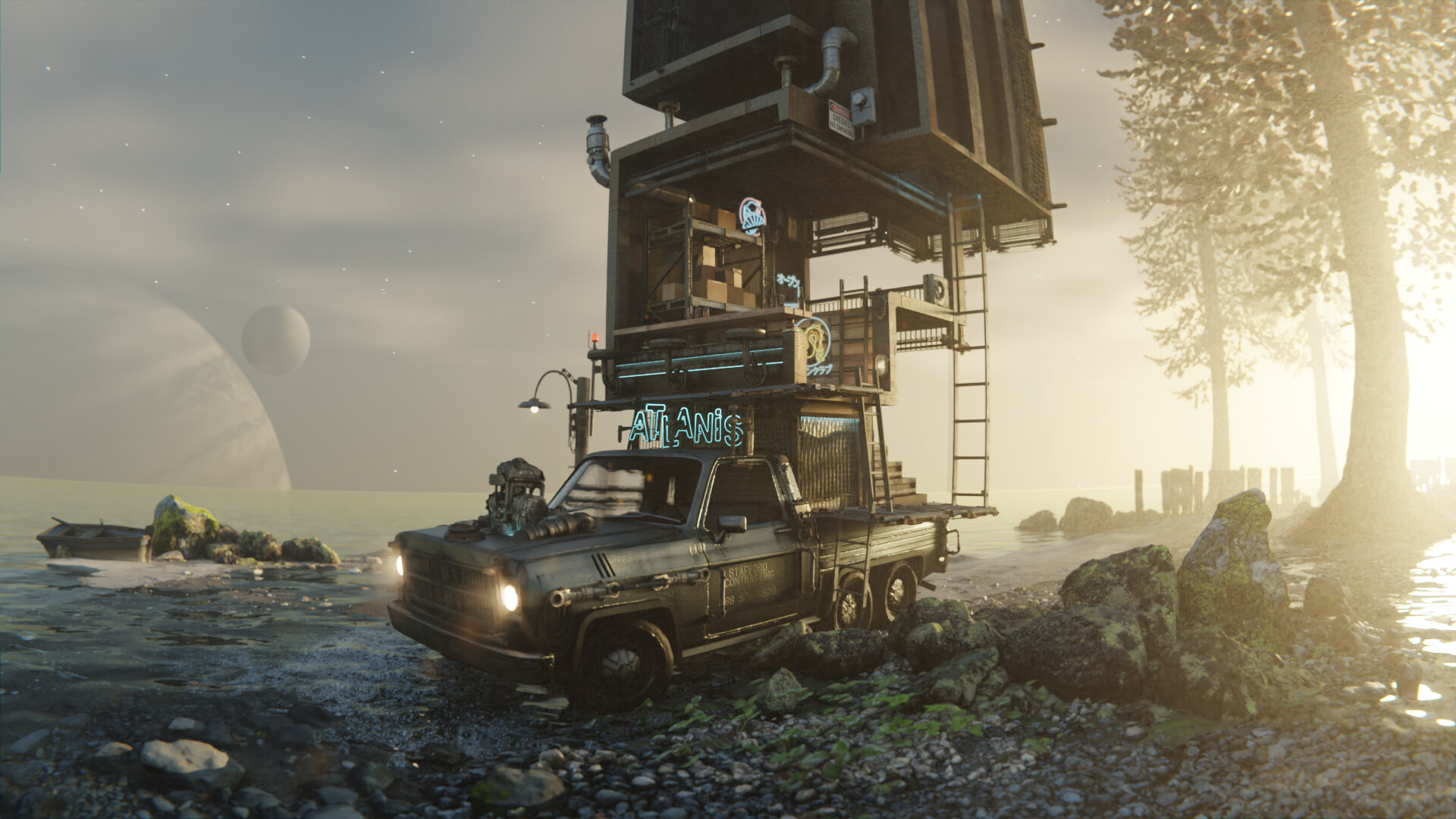 ArtStation - Cybertruck-House