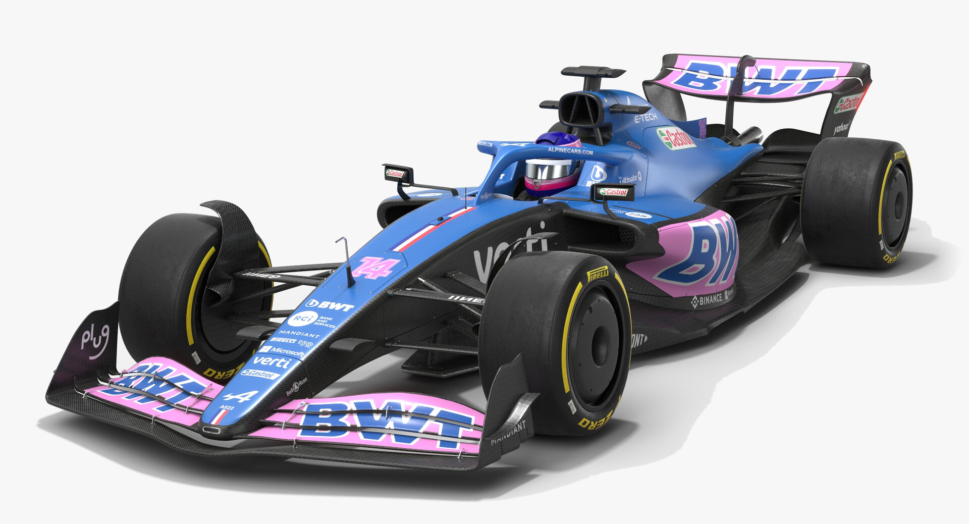 OpticalDreamSoft - BWT Alpine A522 F1 Team Season 2022 Race Car 3D model