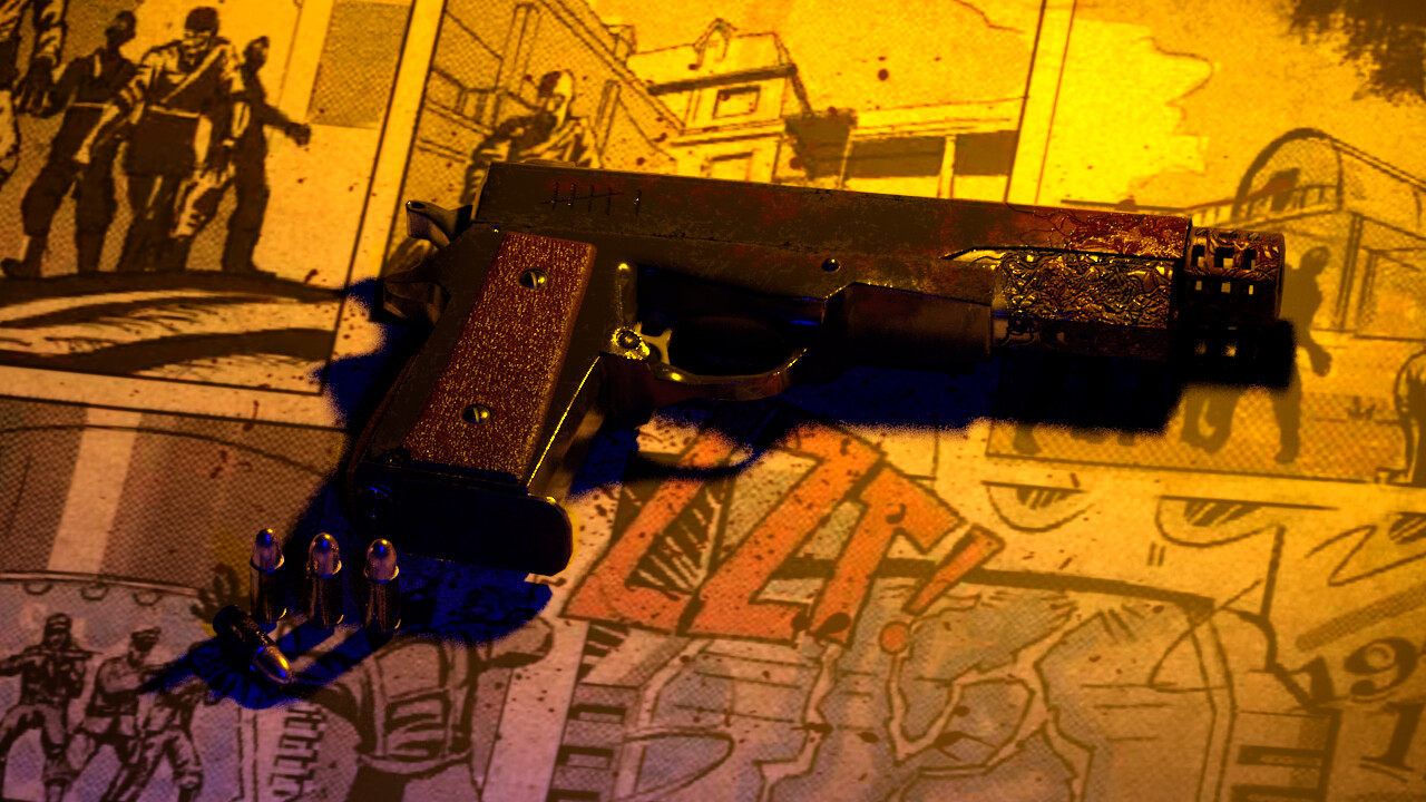 ArtStation - CoD Zombies-inspired M1911