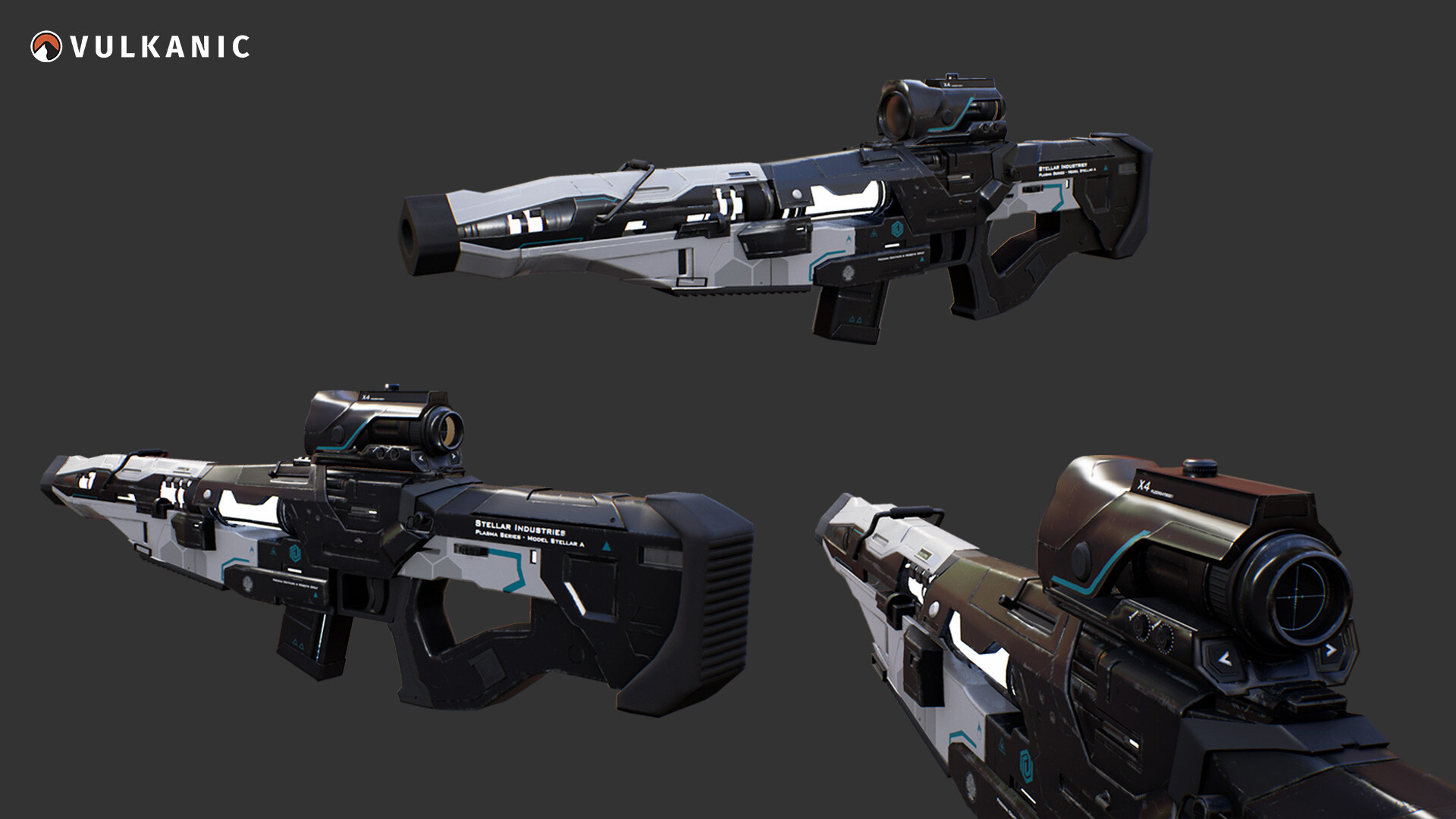 ArtStation - Sci-Fi Weapons - Stellar Series