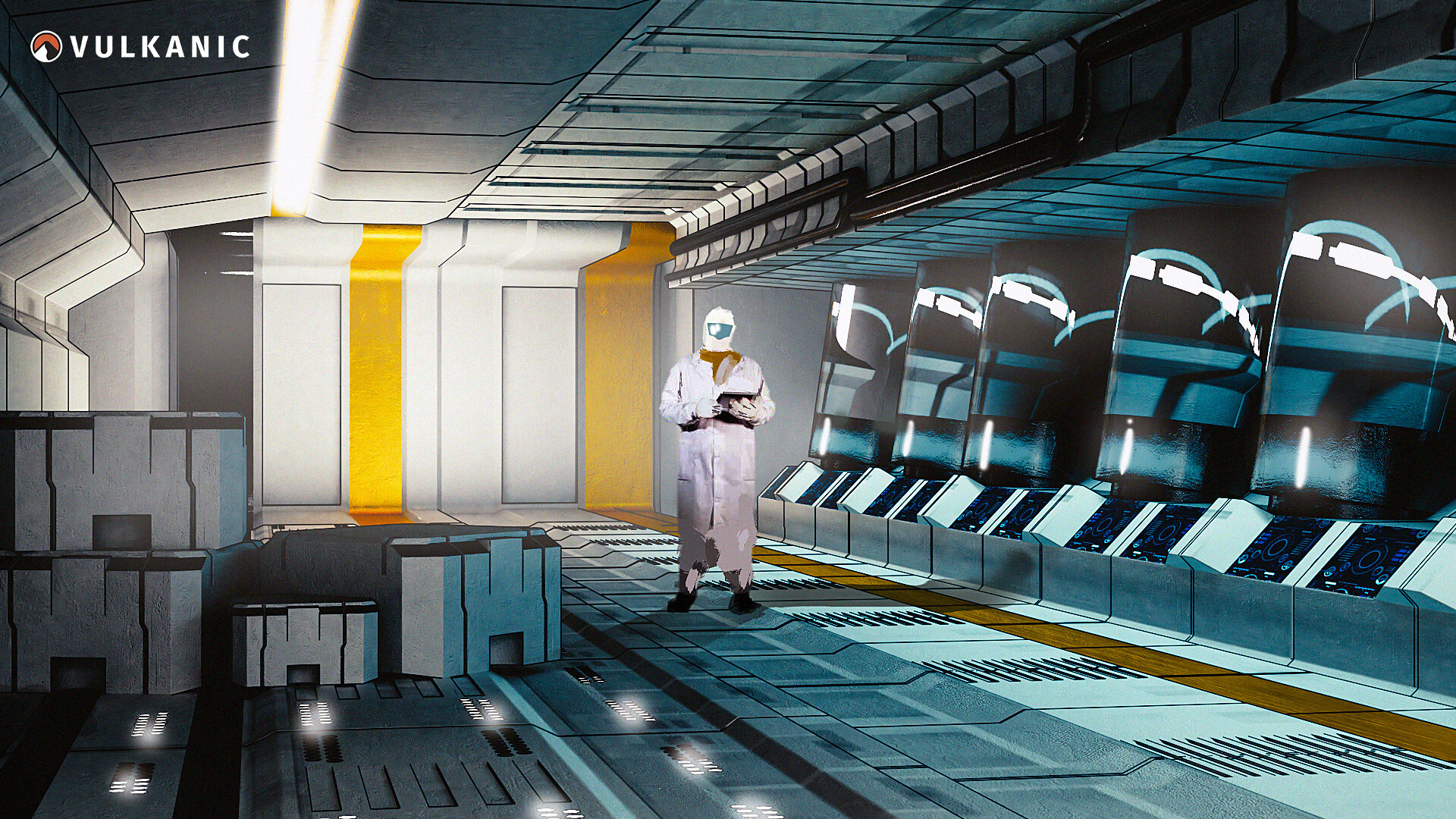 ArtStation - Research Area Buildings