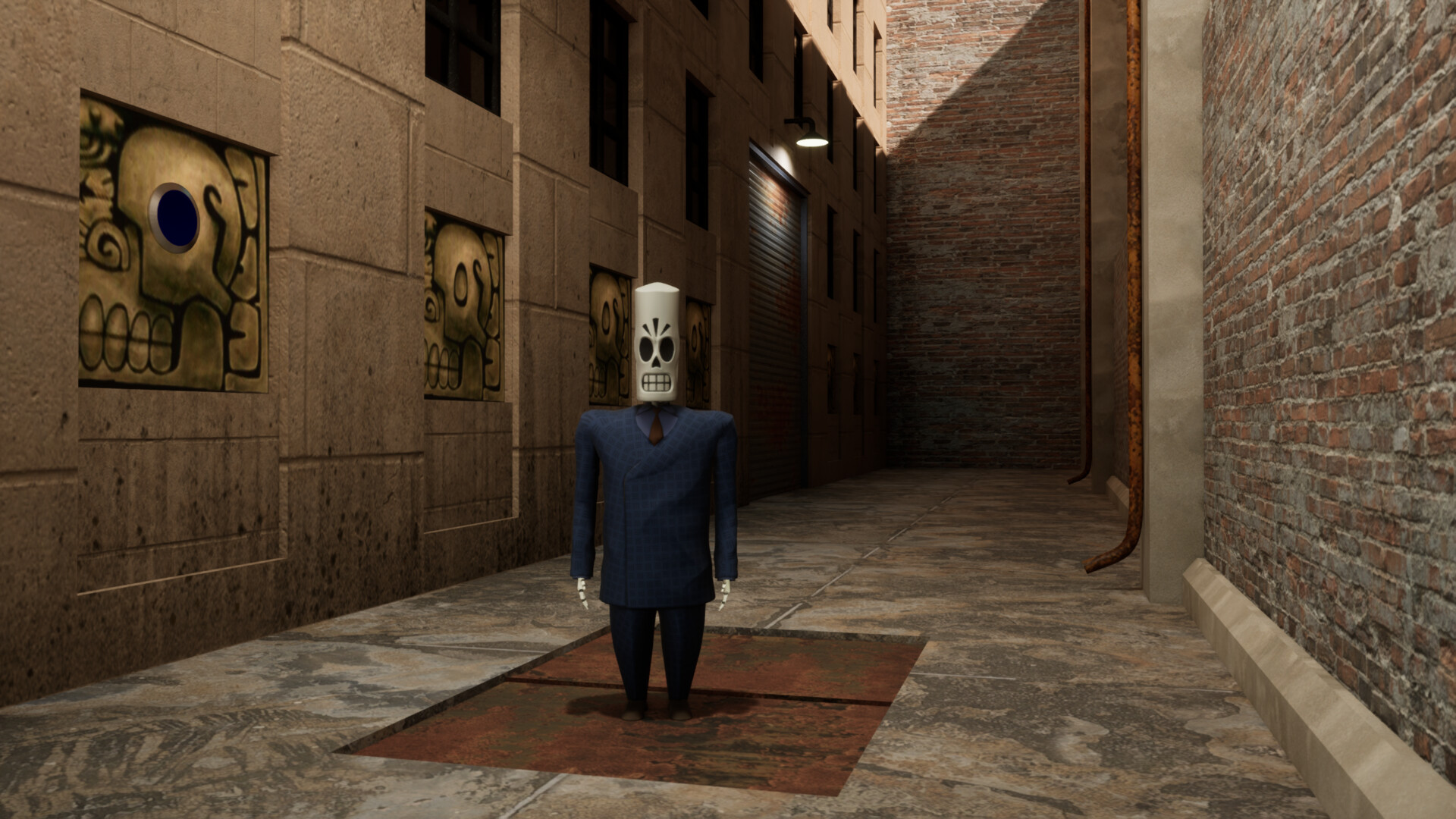 ArtStation - Grim Fandango Scene