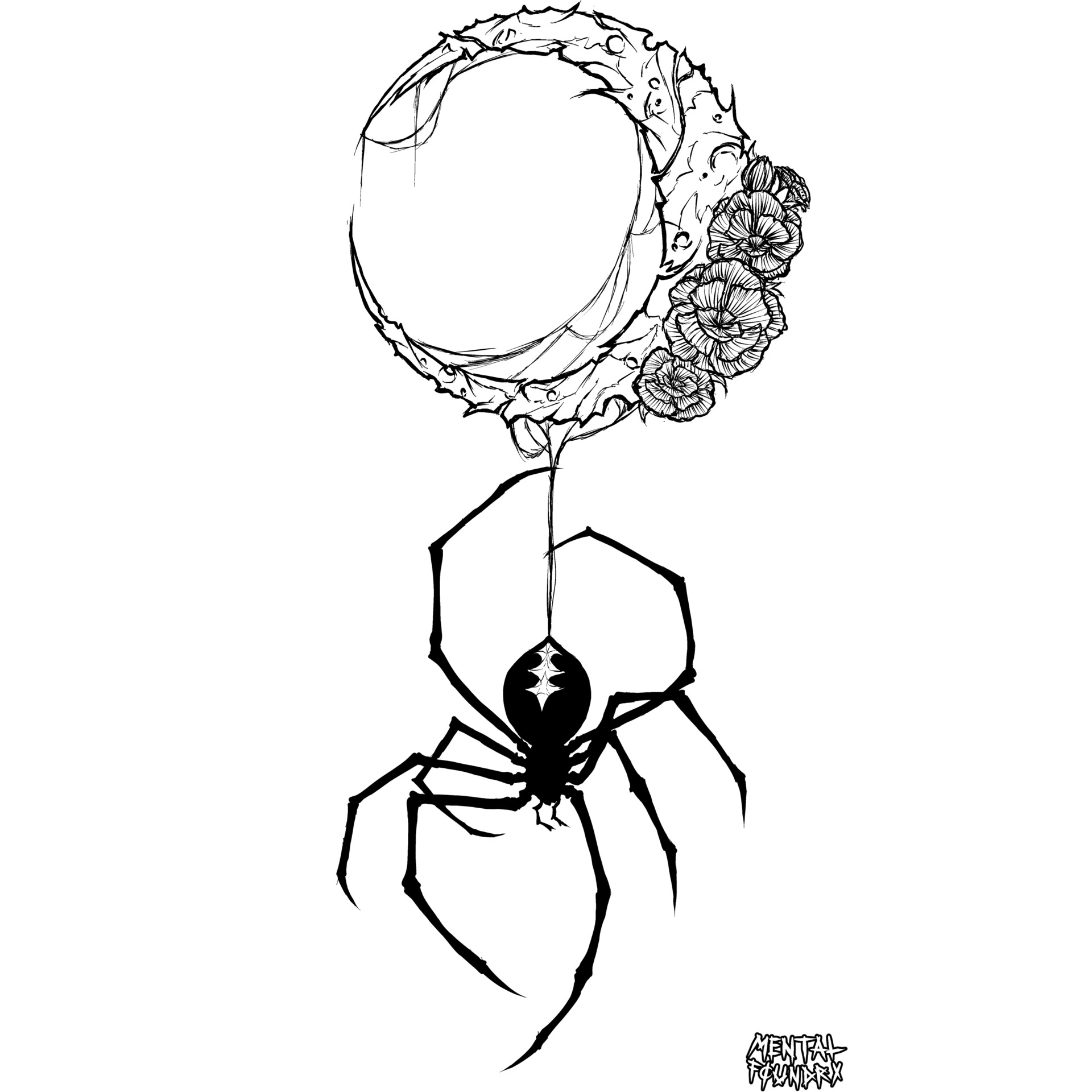 ArtStation - Spider and moon