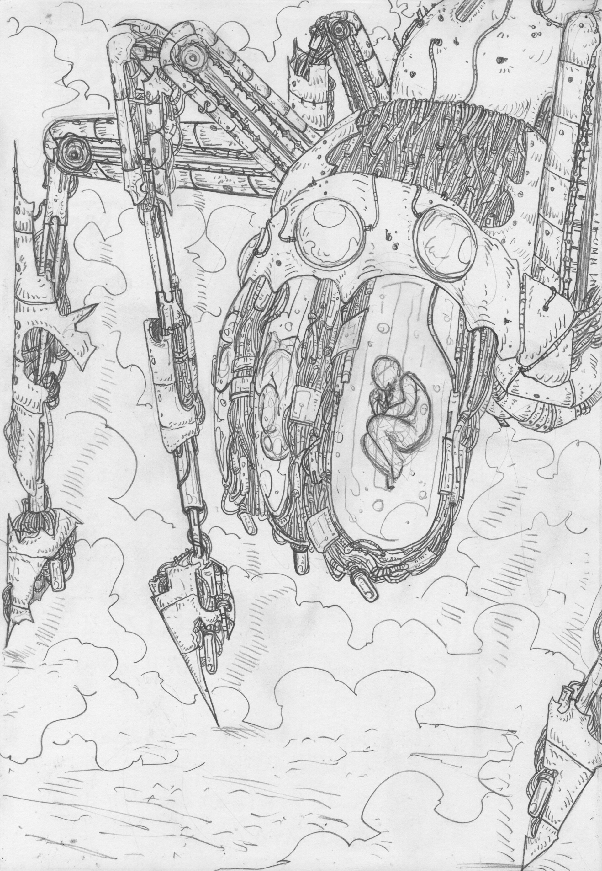 ArtStation - Mechanical spider