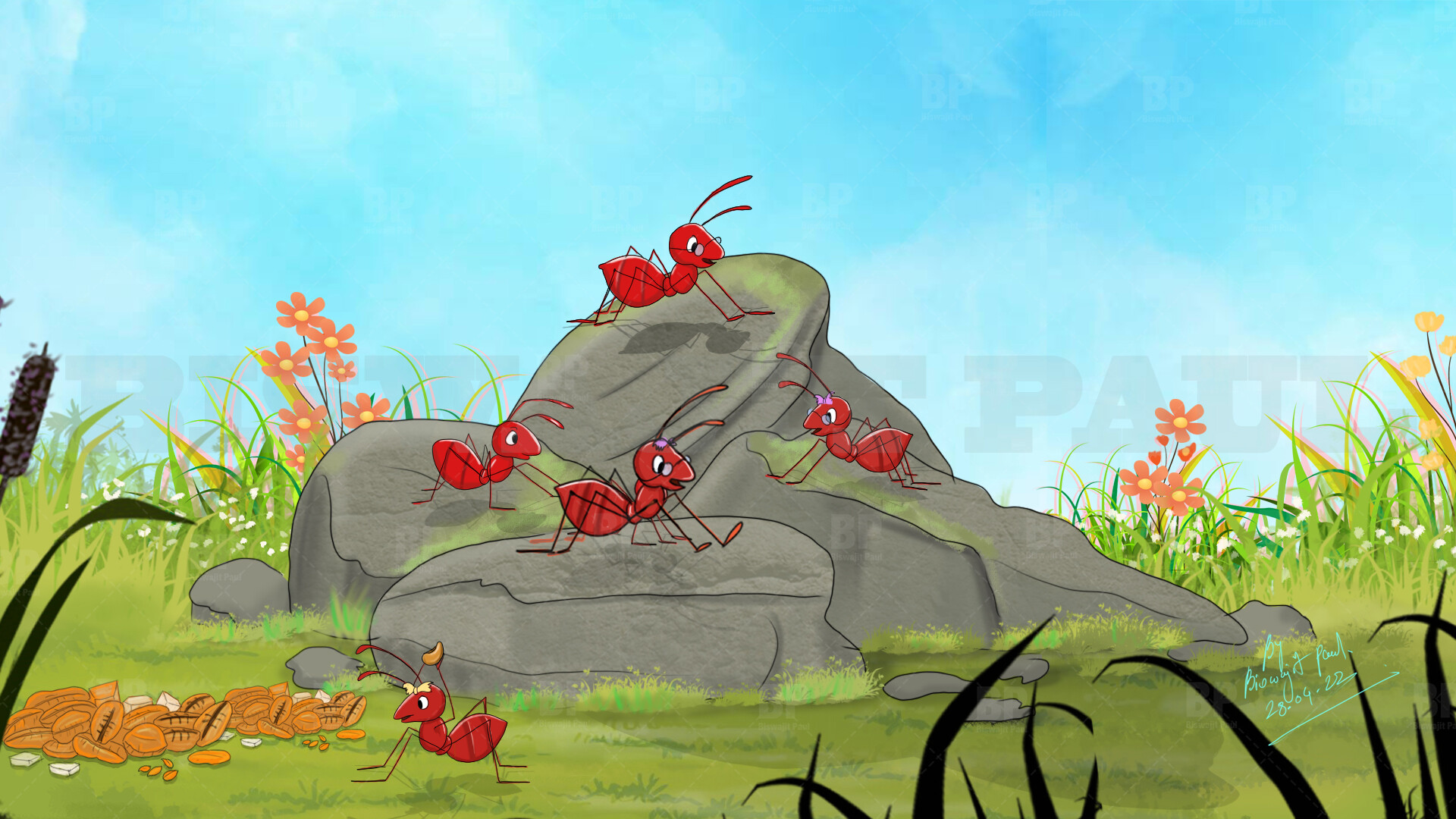 ArtStation - THE ANT FAMILY