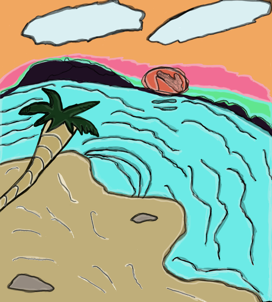 ArtStation - Beach Concept Art