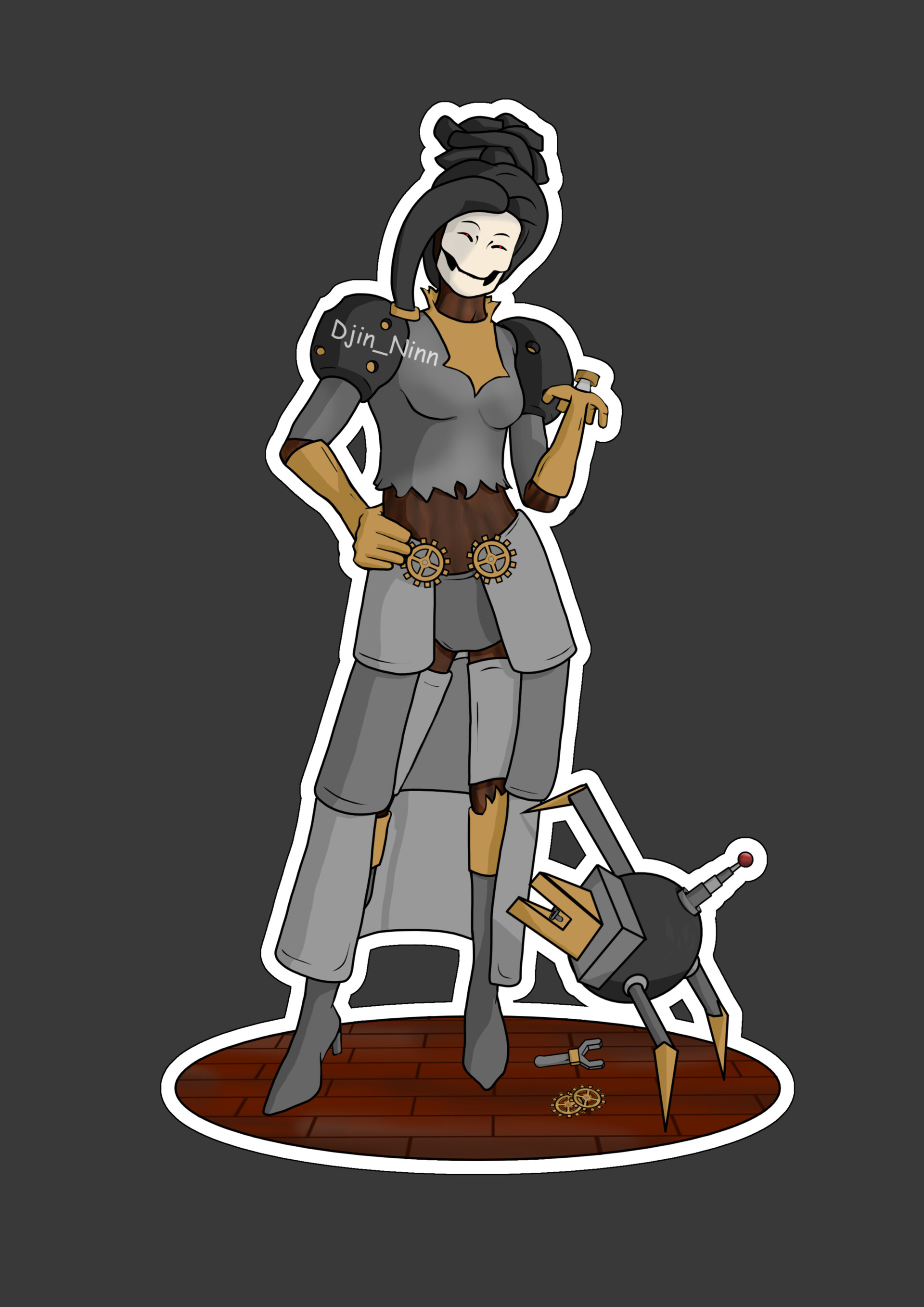 ArtStation - RPG Character - Artificer Warforged