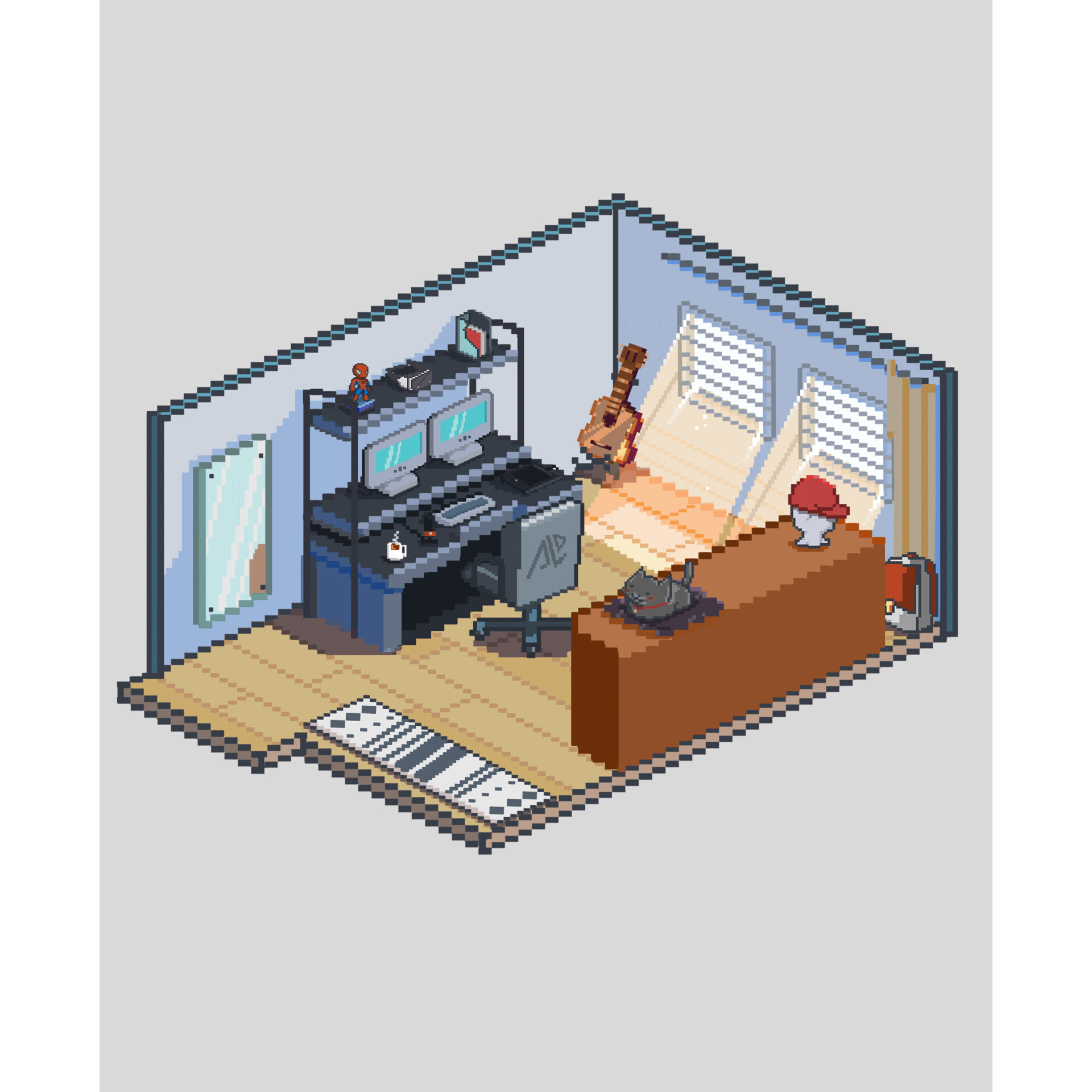 ArtStation - ALDO PIXEL Room