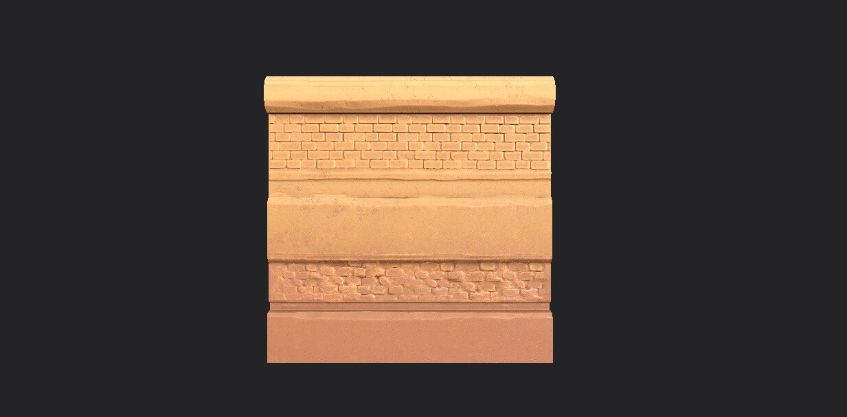 ArtStation - Stylized wall