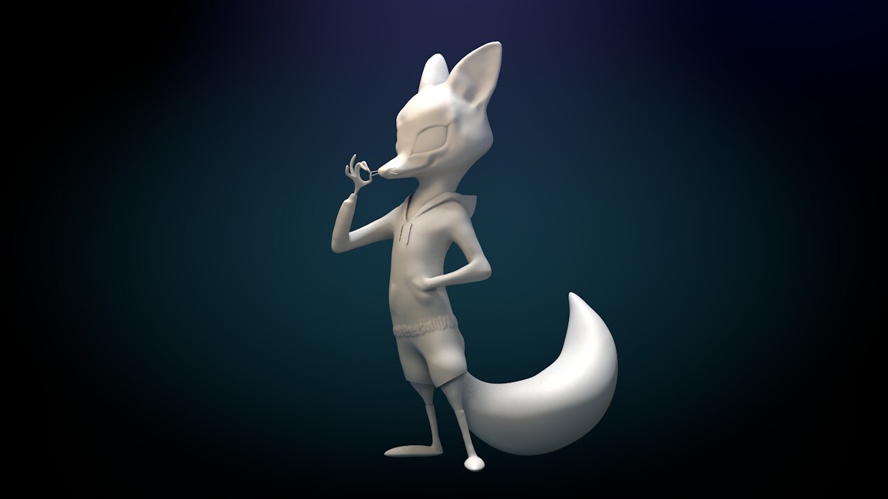 ArtStation - Foxtrail Mascot