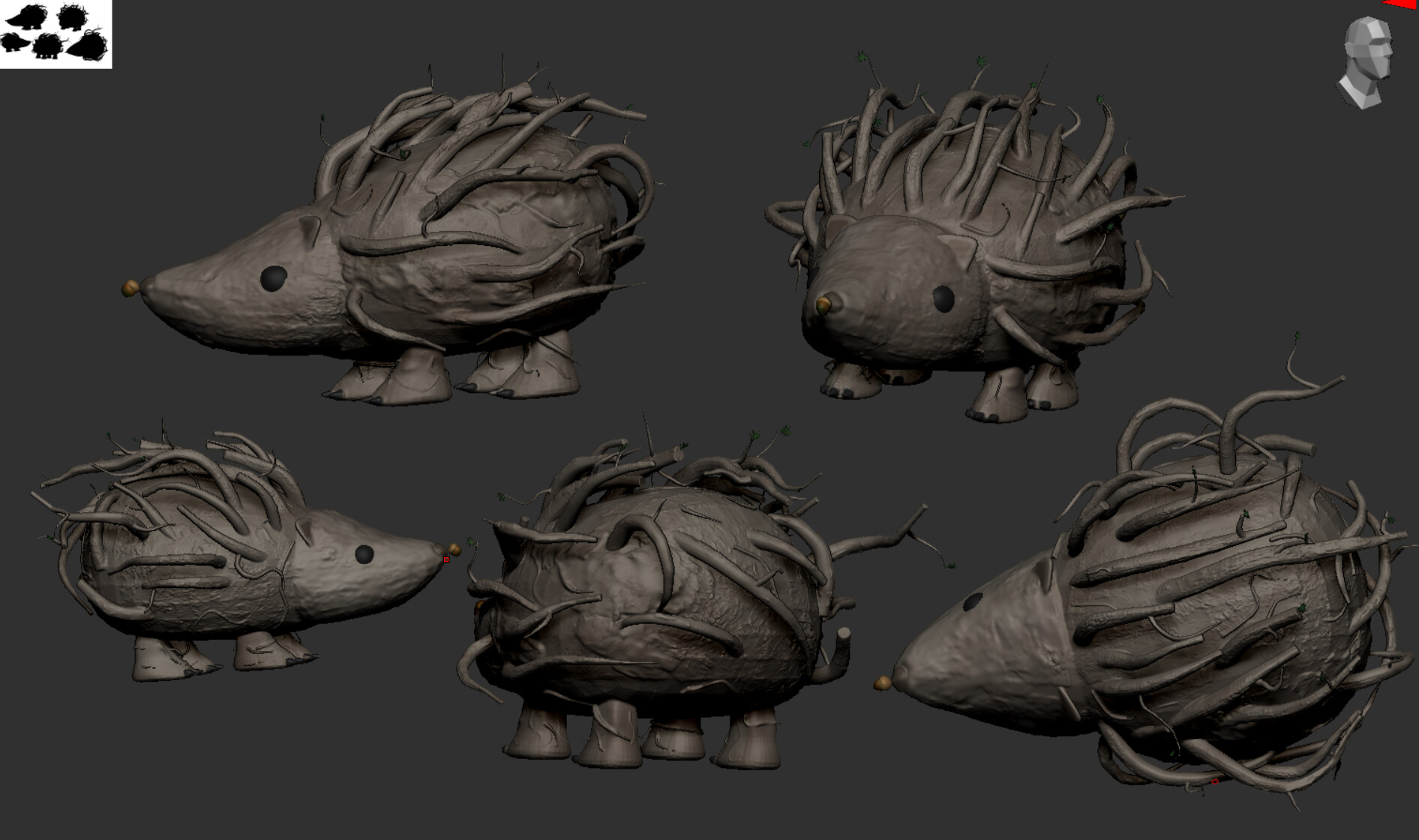 ArtStation - Tree elemental Sculpt