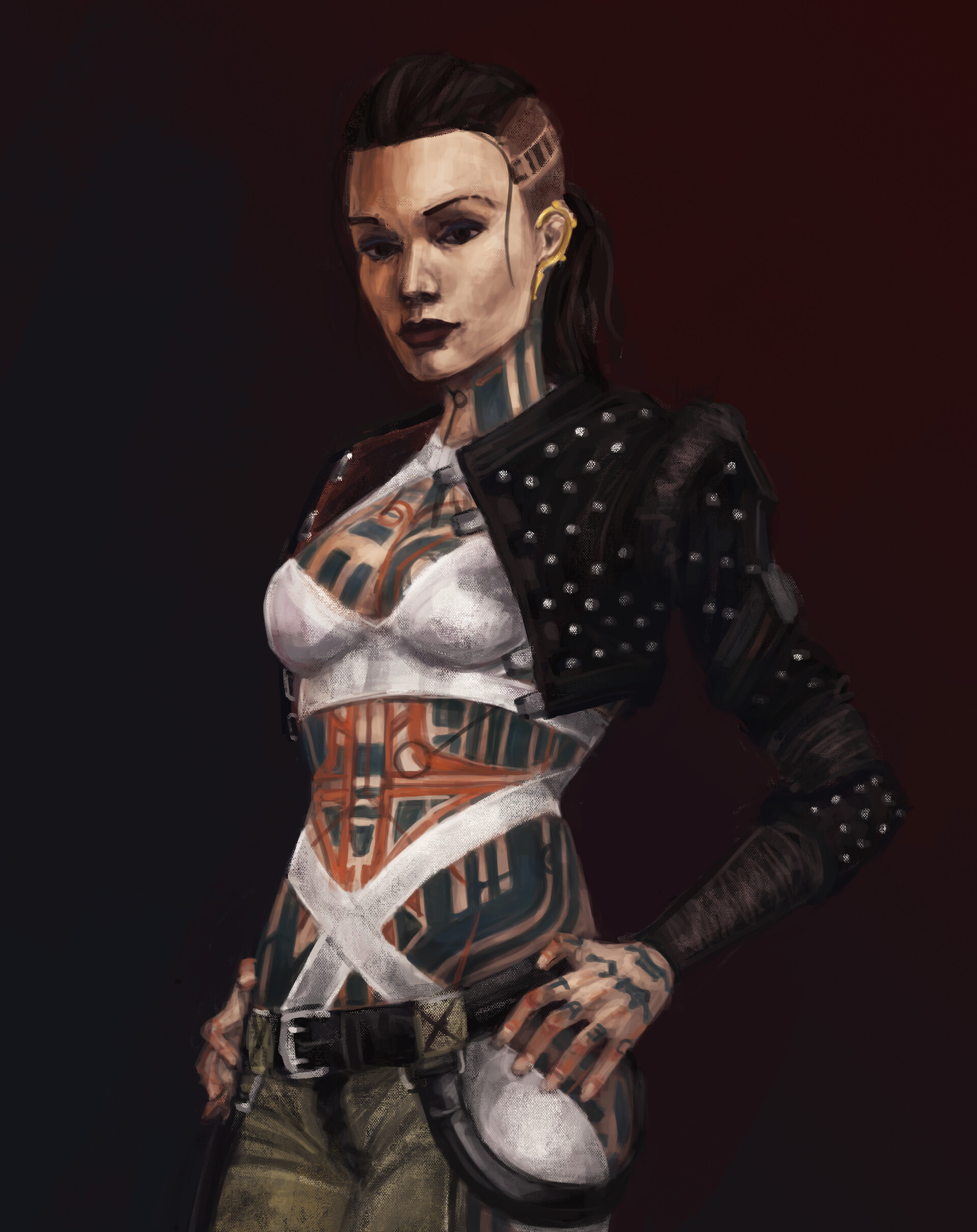 Artstation Jack Mass Effect 3 Fan Art