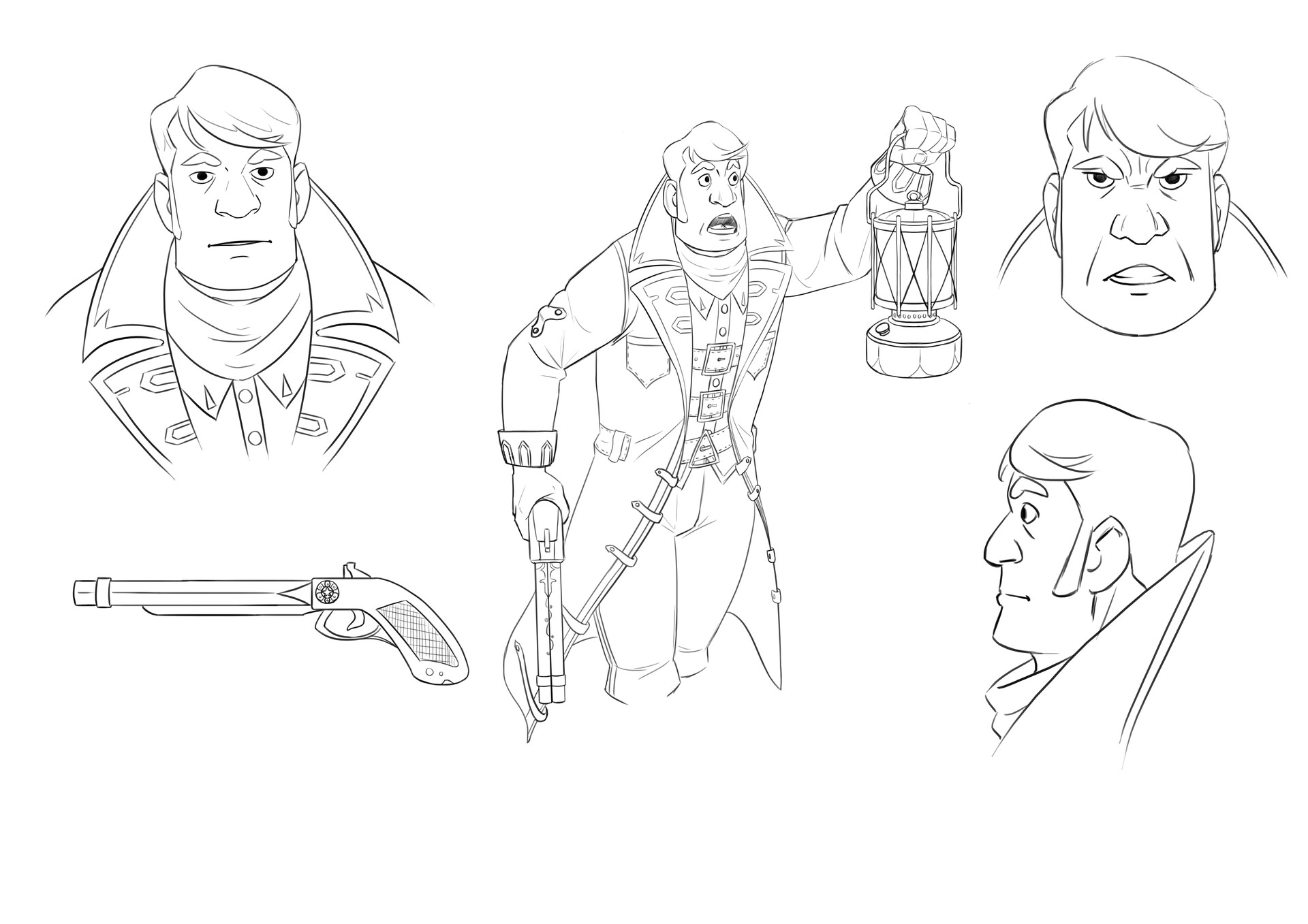 ArtStation - Mr. silver shot sketch