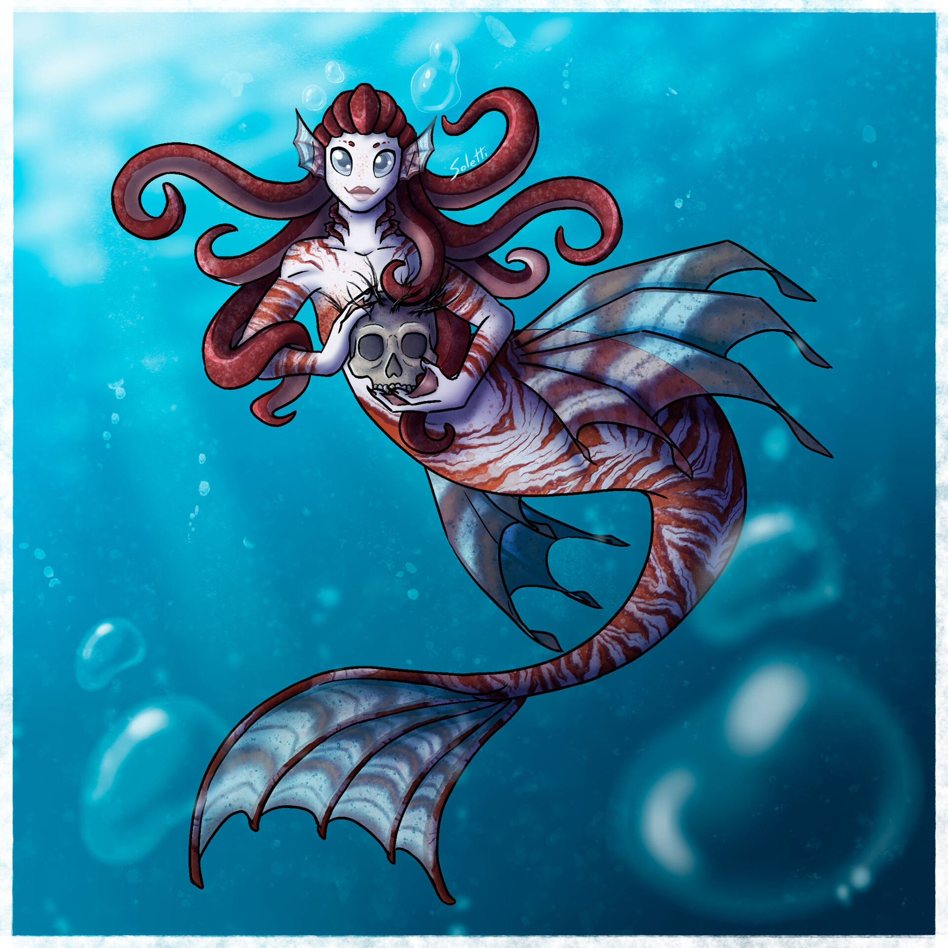 Soletti Sketch - Mermaid Character - Cordelia