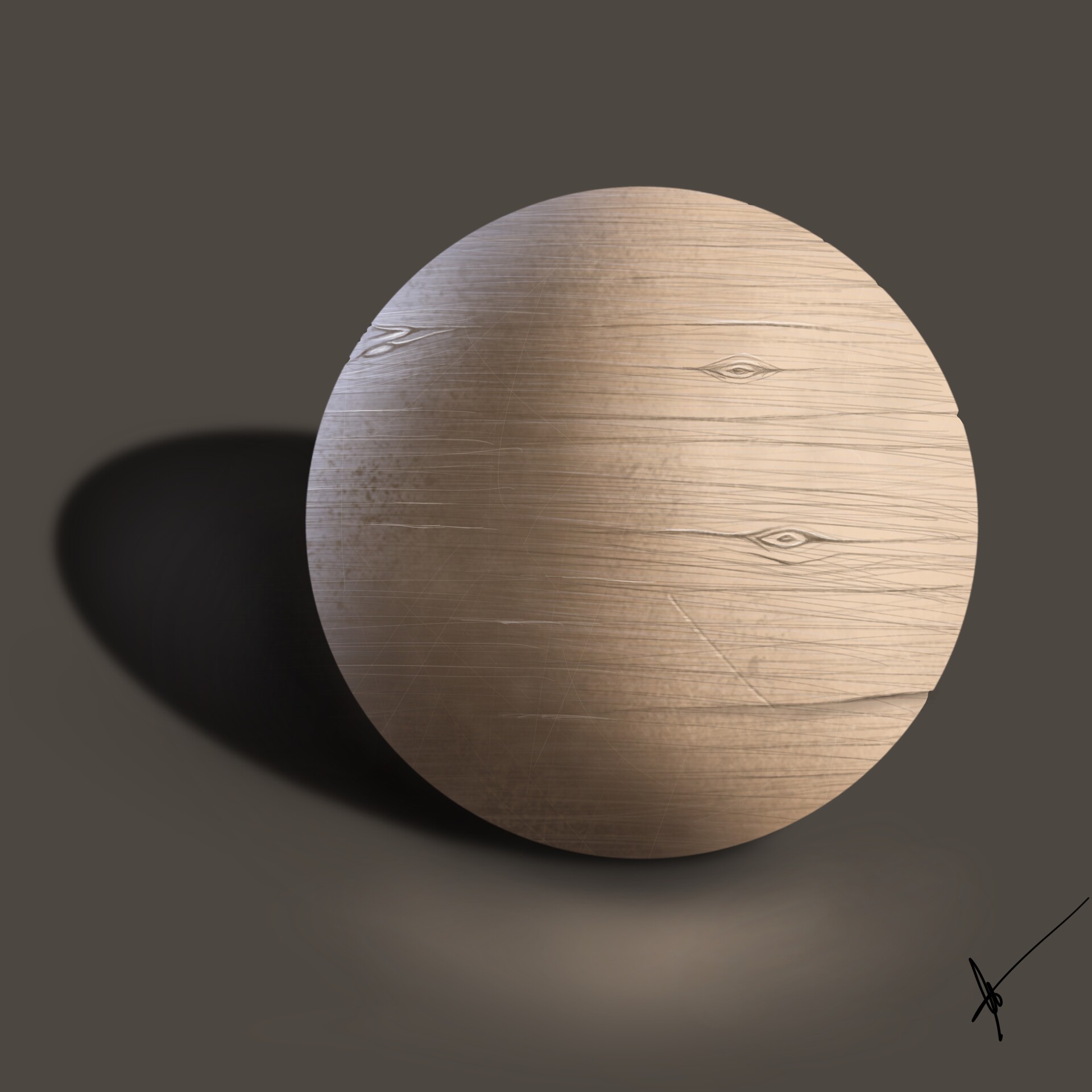 ArtStation - Wood texture practice