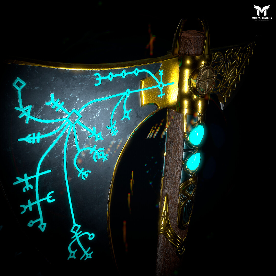 ArtStation - LEVIATHAN AXE - 3D MODEL