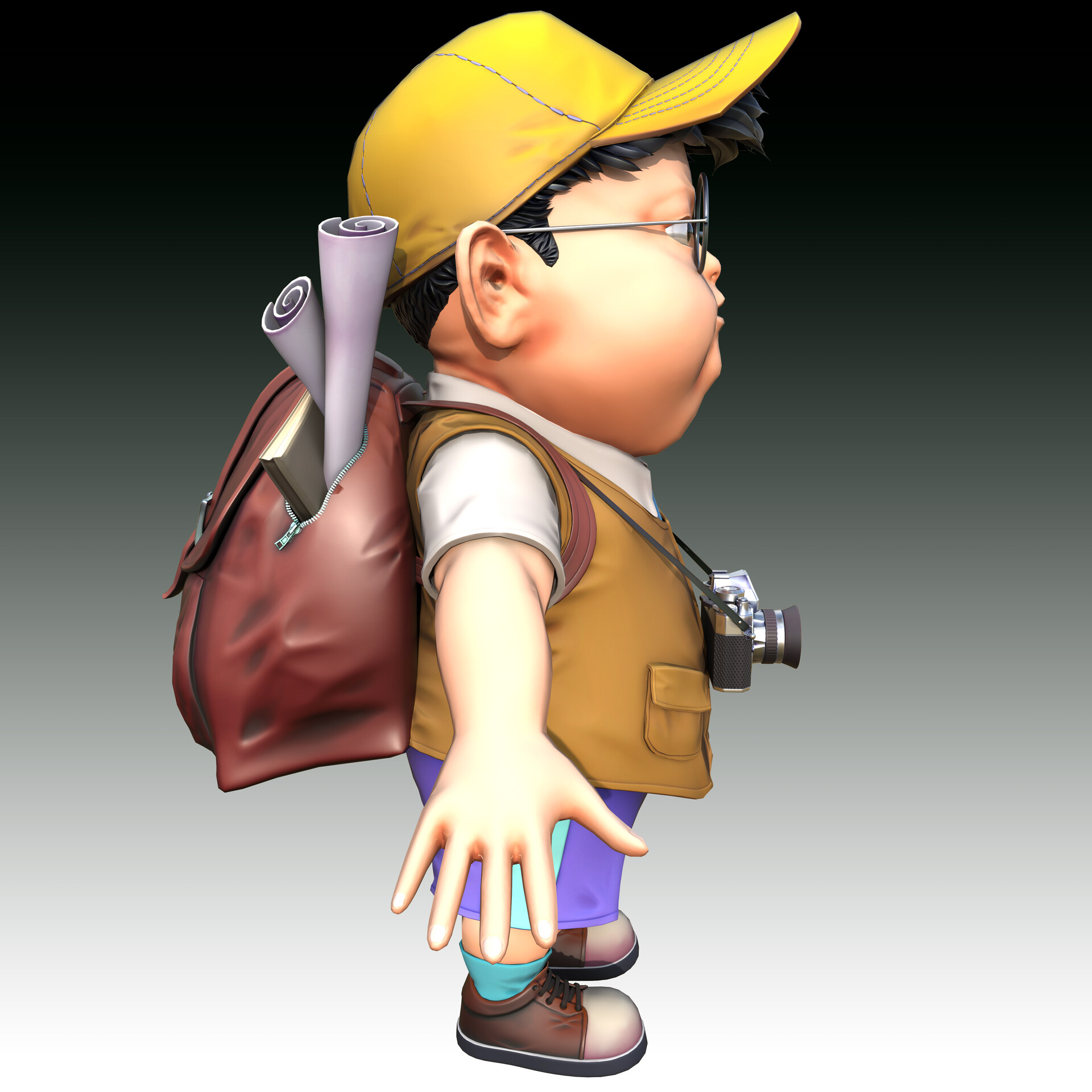 Leon Chen - Chubby guy real-time character