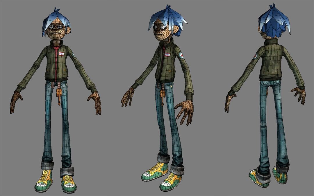 gorillaz 2d real