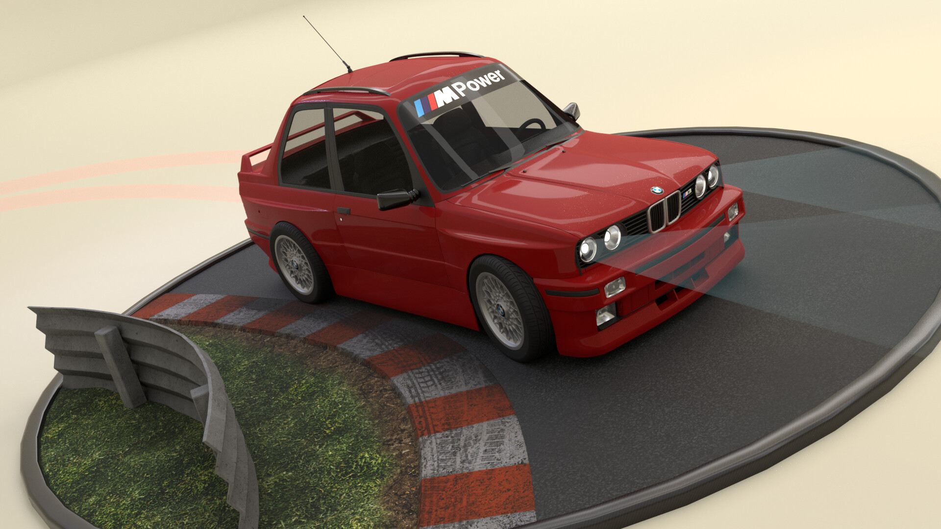 ArtStation - BMW M3 Cartoon Style