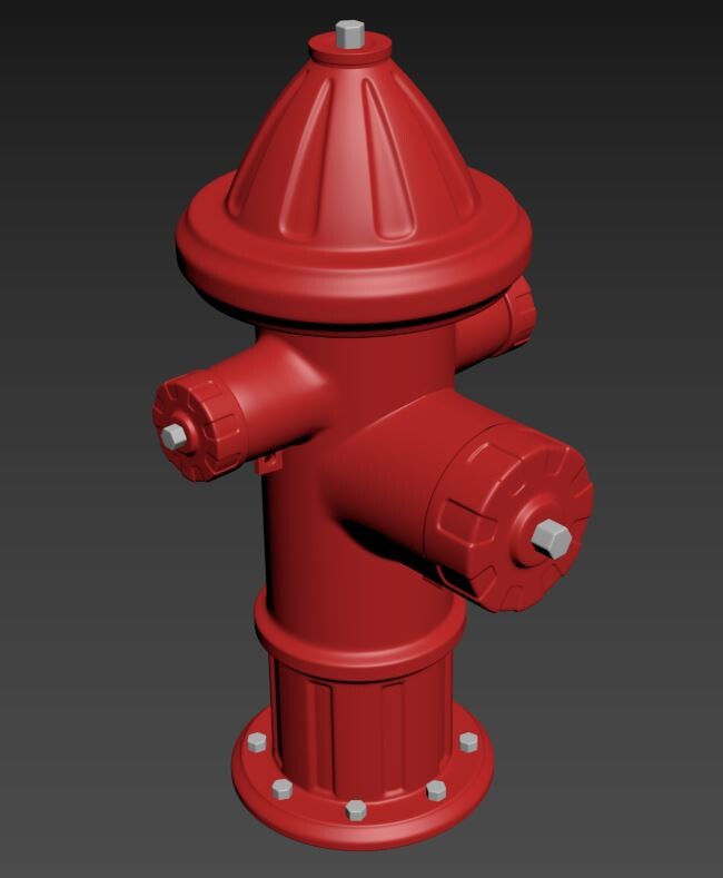 Jackson Toderan - Fire Hydrant 3ds Max
