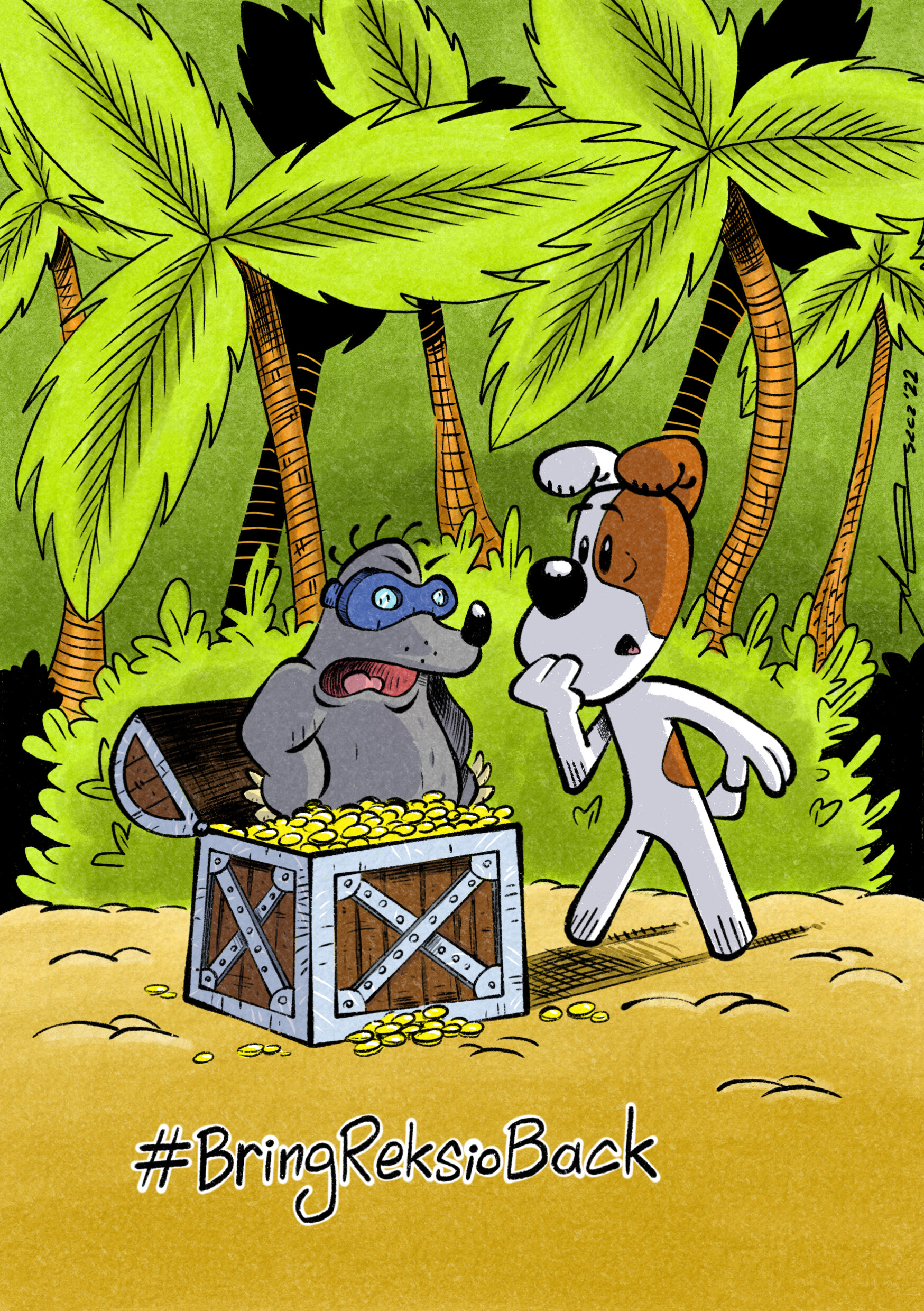 ArtStation - Reksio i Kretes