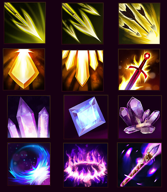 ArtStation - "Magic icons" UI