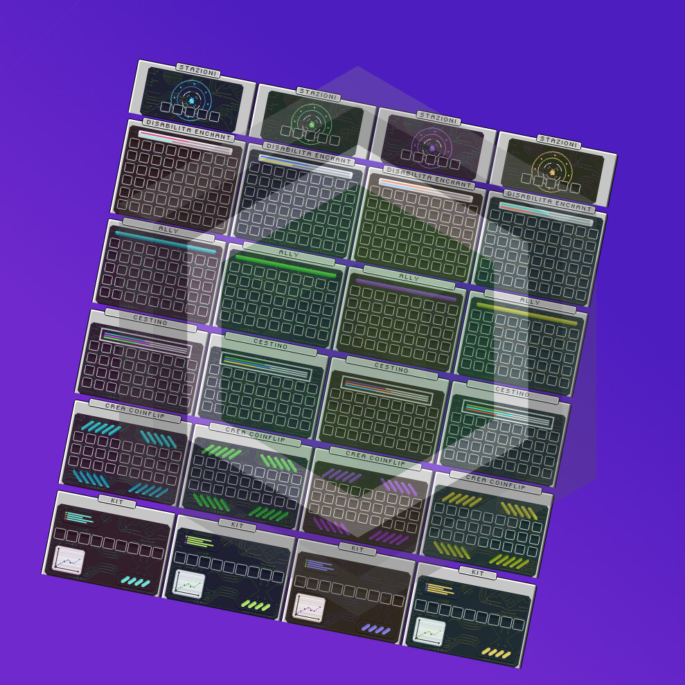 ArtStation - Futuristic Minecraft UI