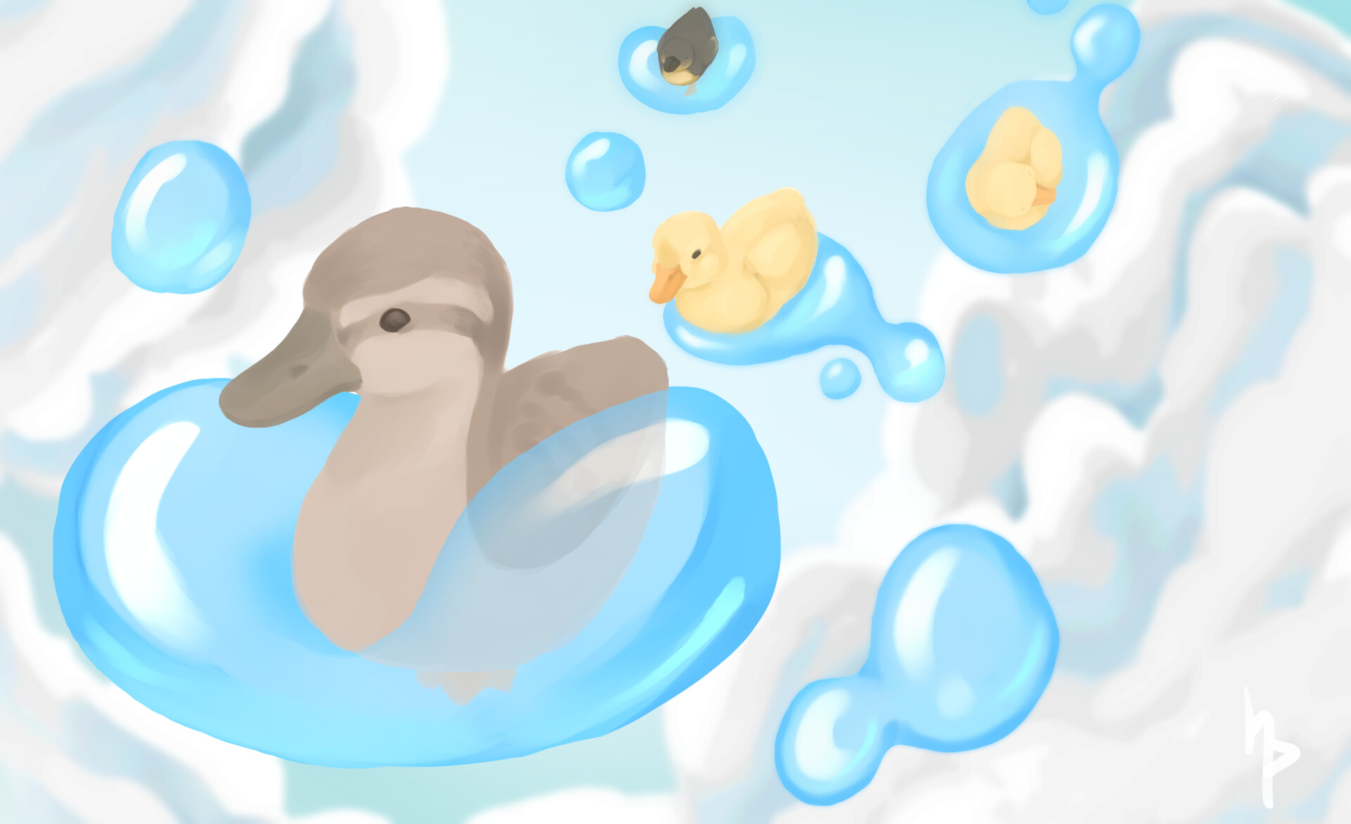 ArtStation - Duck Droplets