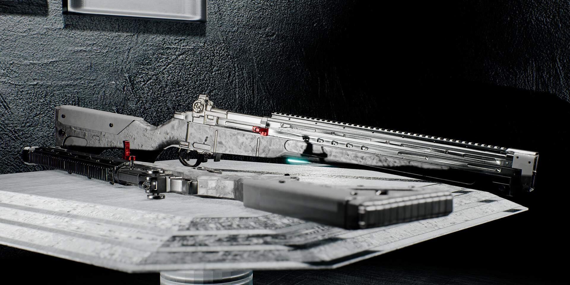 ArtStation - Sci-fi Rifle Project