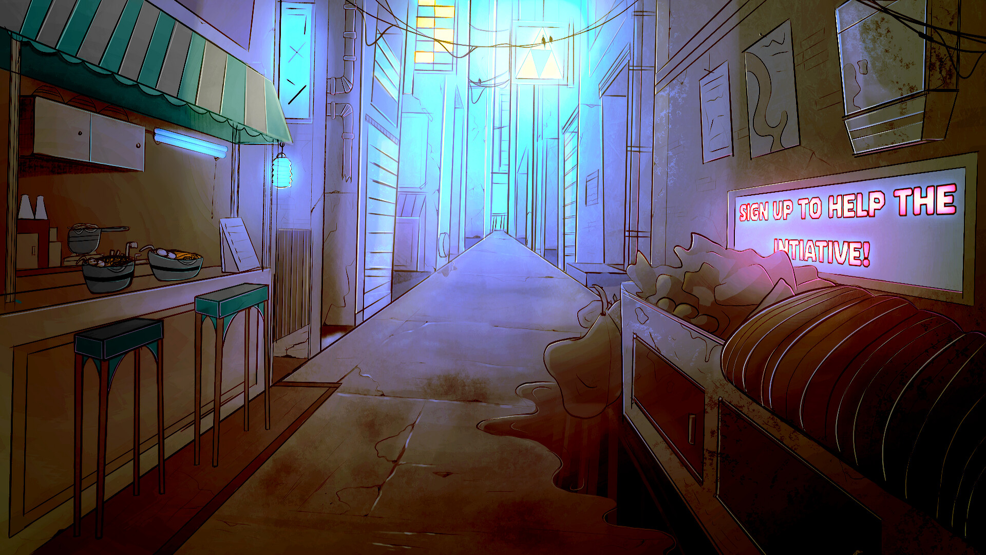 ArtStation - Alleyway in Hyrule City Concept art