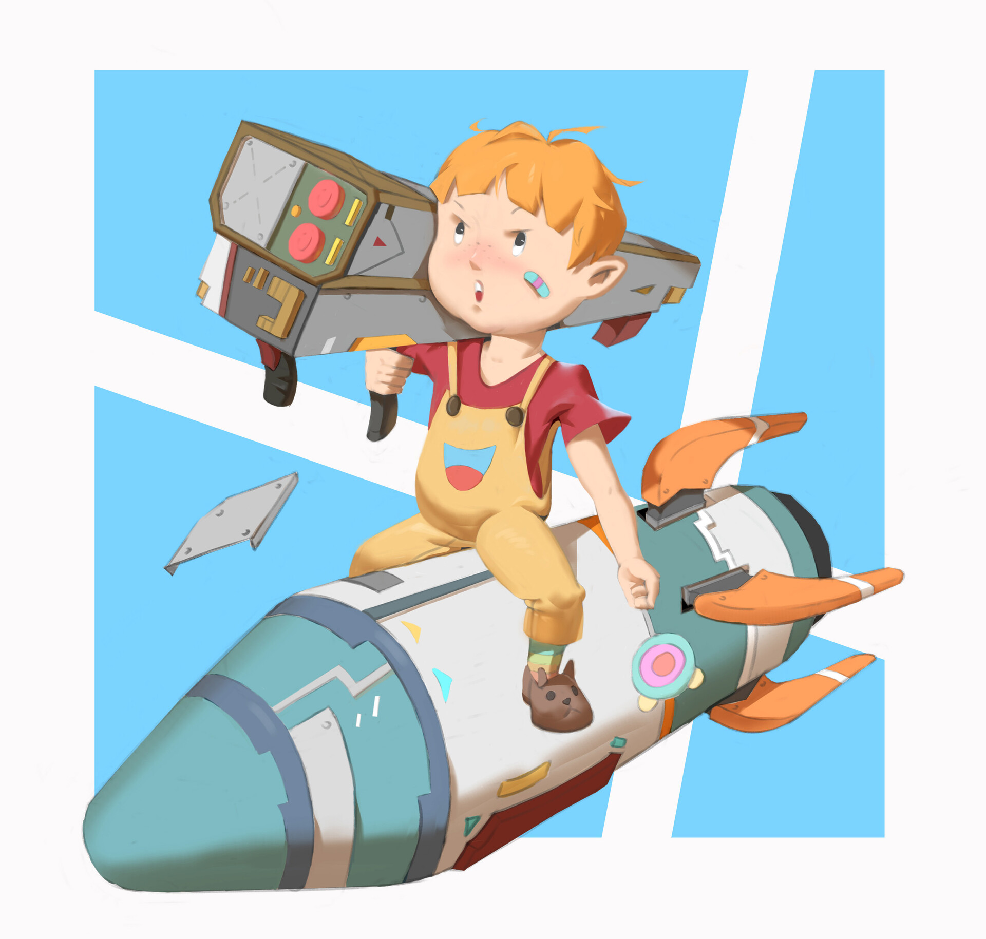 ArtStation - Rocket boy
