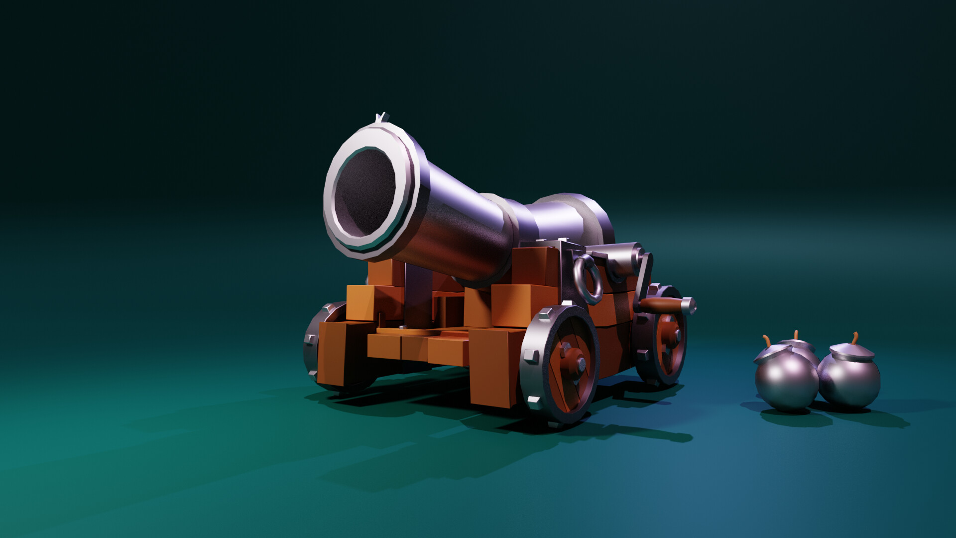 ArtStation - Stylized Cannon