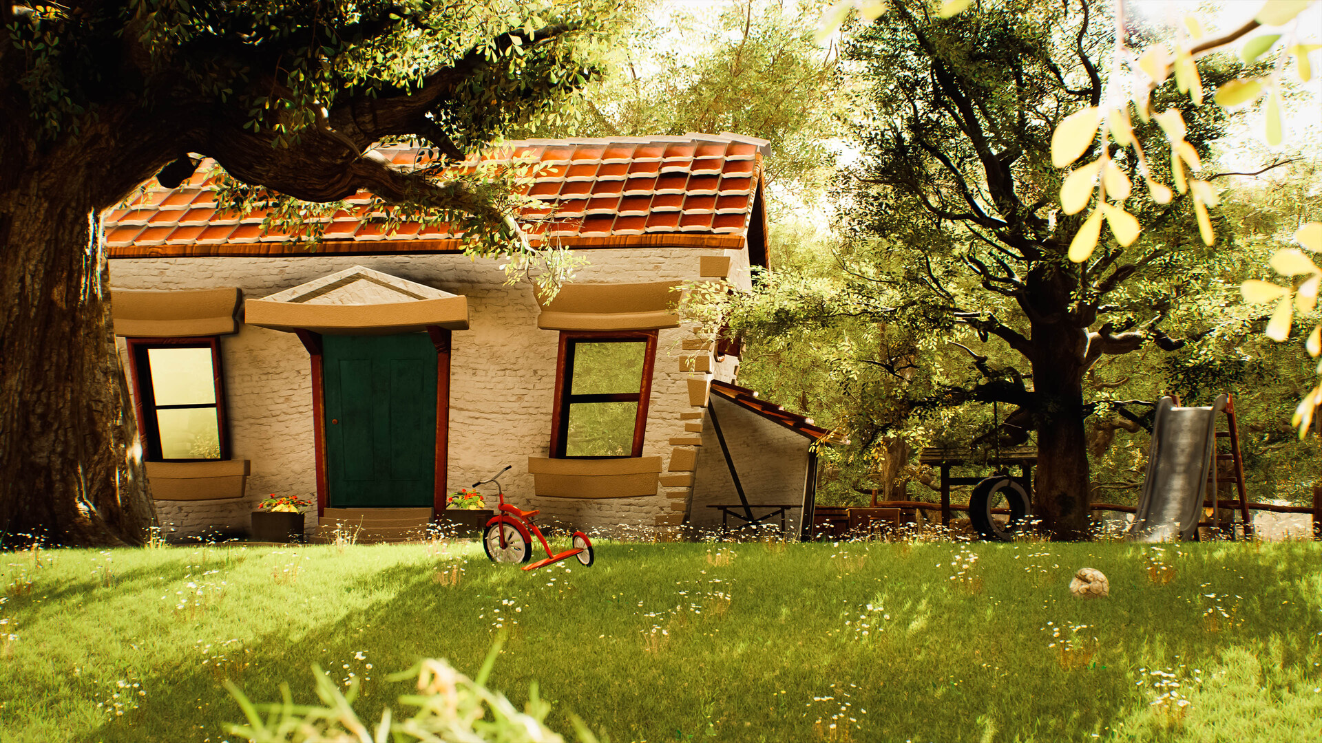 ArtStation - House in nature