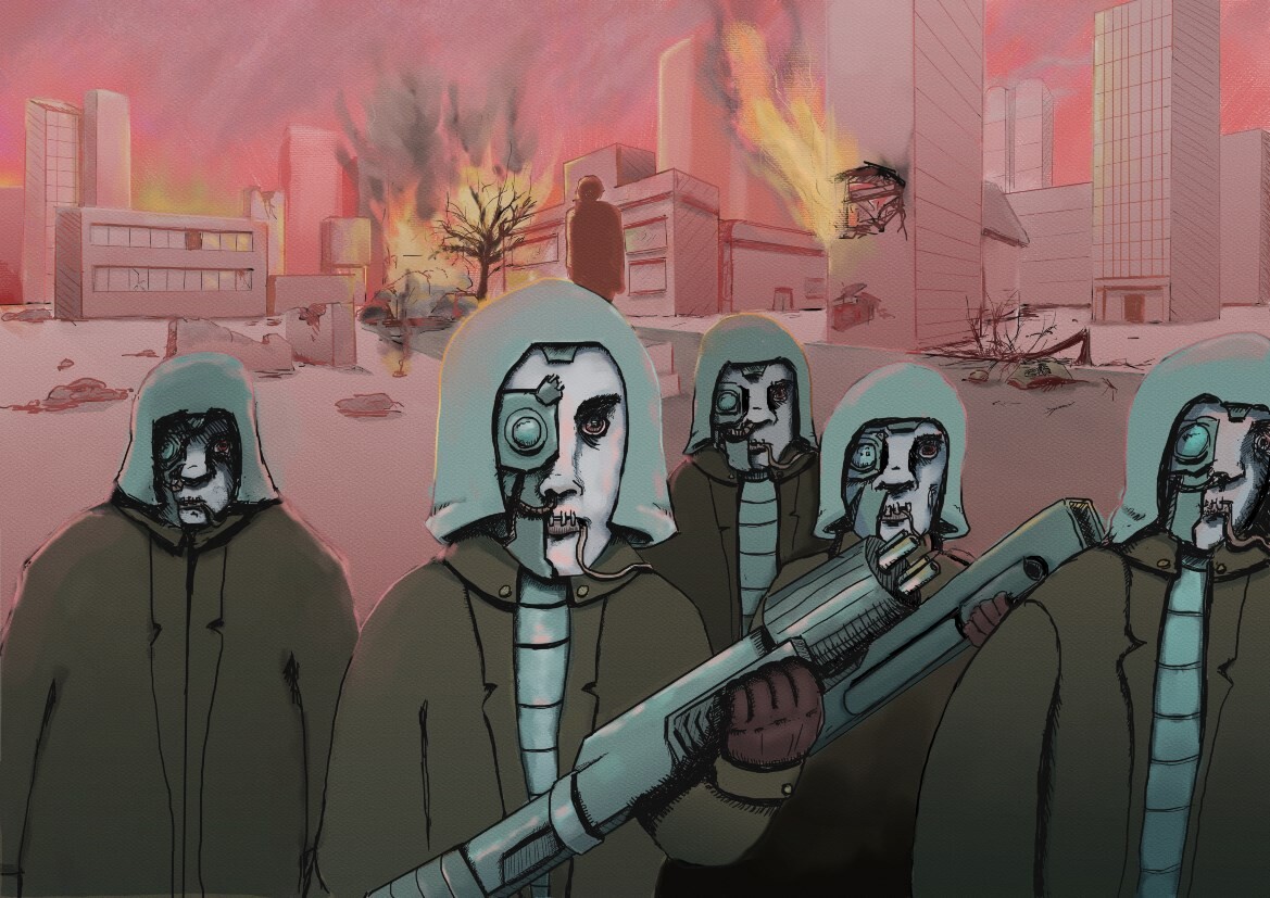 ArtStation - Cyborg zombies II