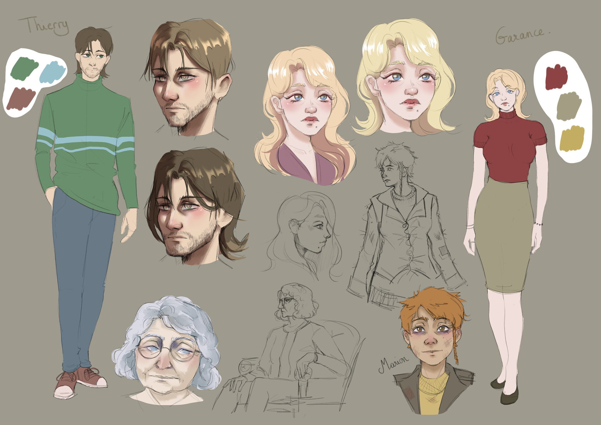 ArtStation - Characters - concept