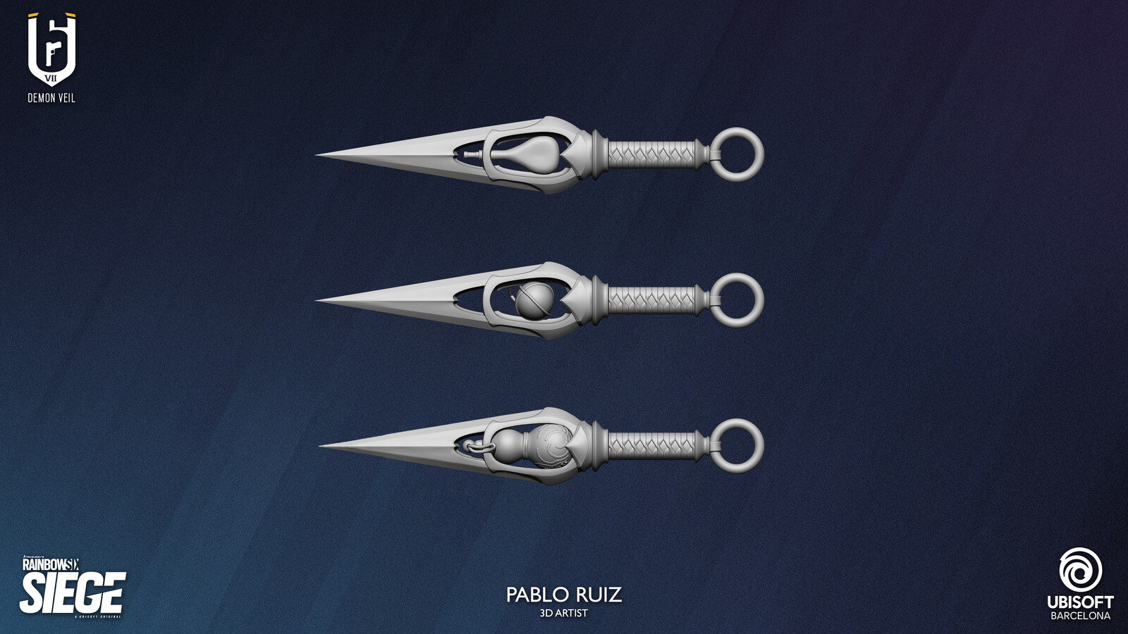 Pablo Ruiz Roldán - Rainbow Six | Siege - Kunai for Rengoku event