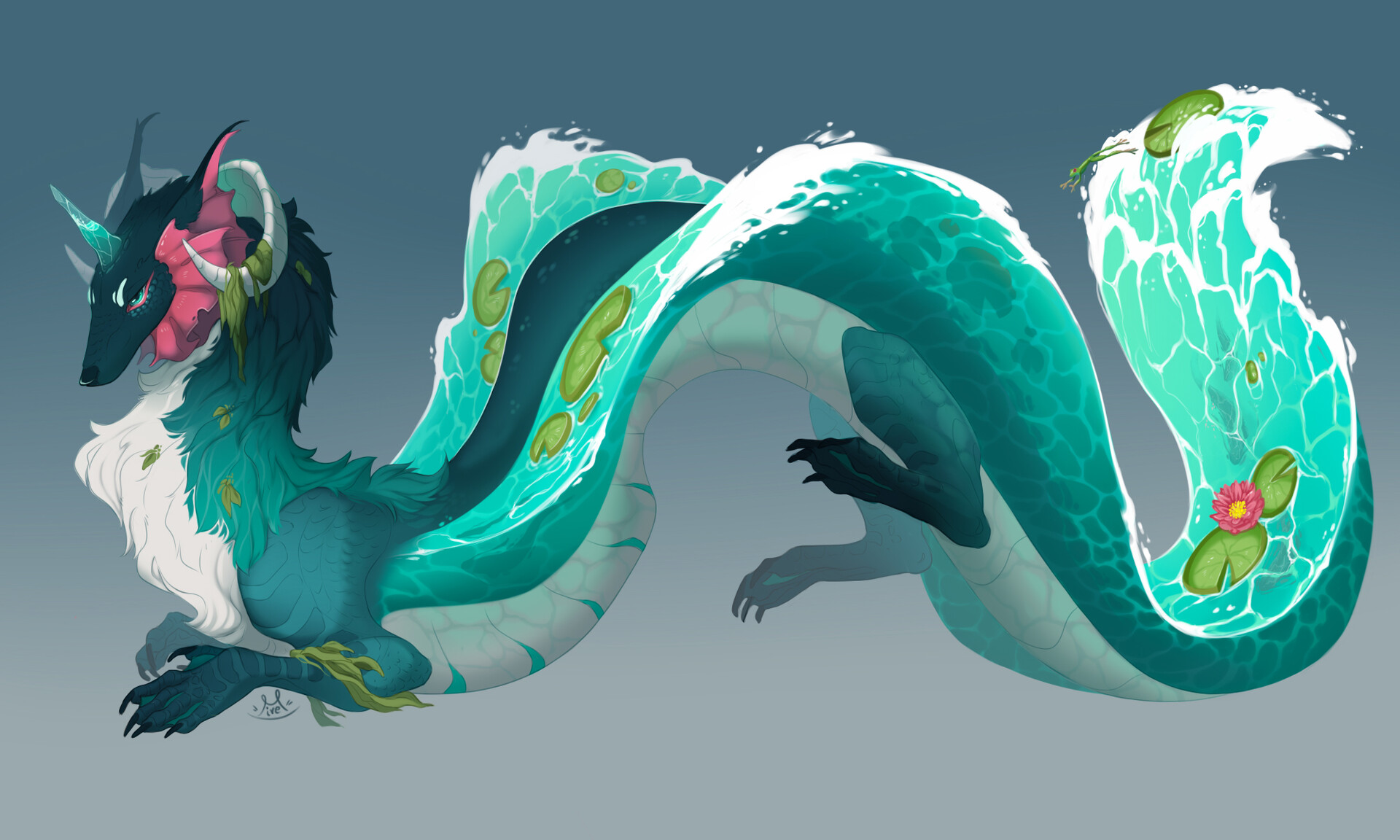 ArtStation - Aqua Dragon