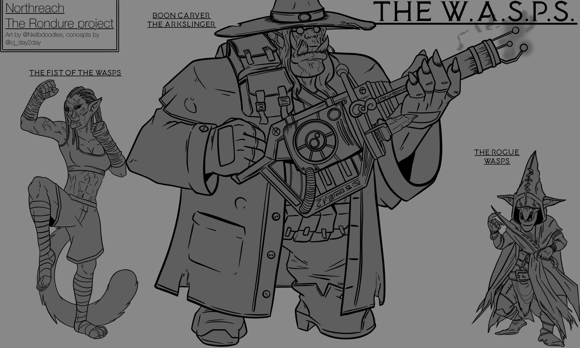 ArtStation - Rondure Project NPCS PT:9 The WASPS