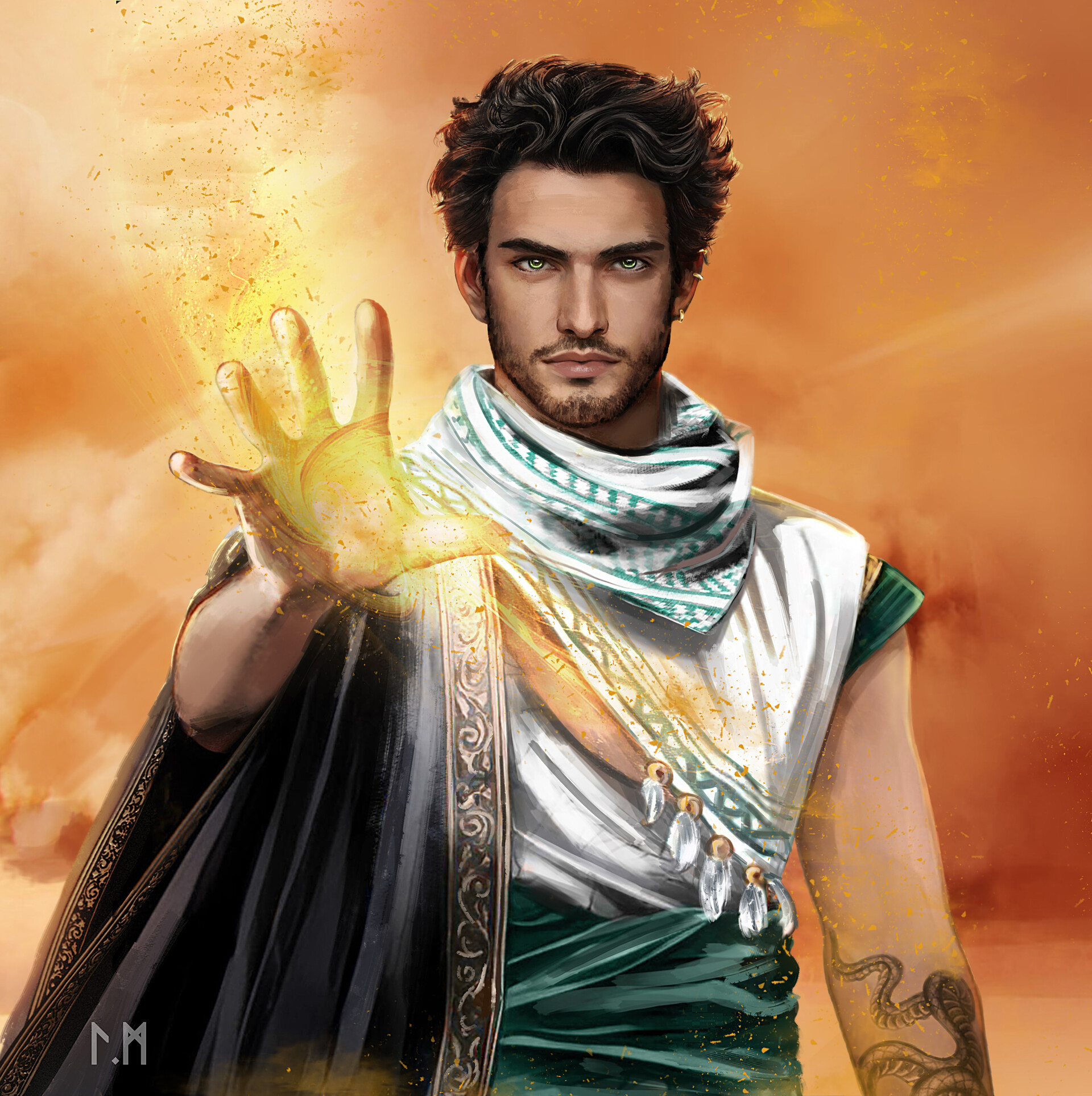 ArtStation - Commission - OC - Amlach Al Tahrein